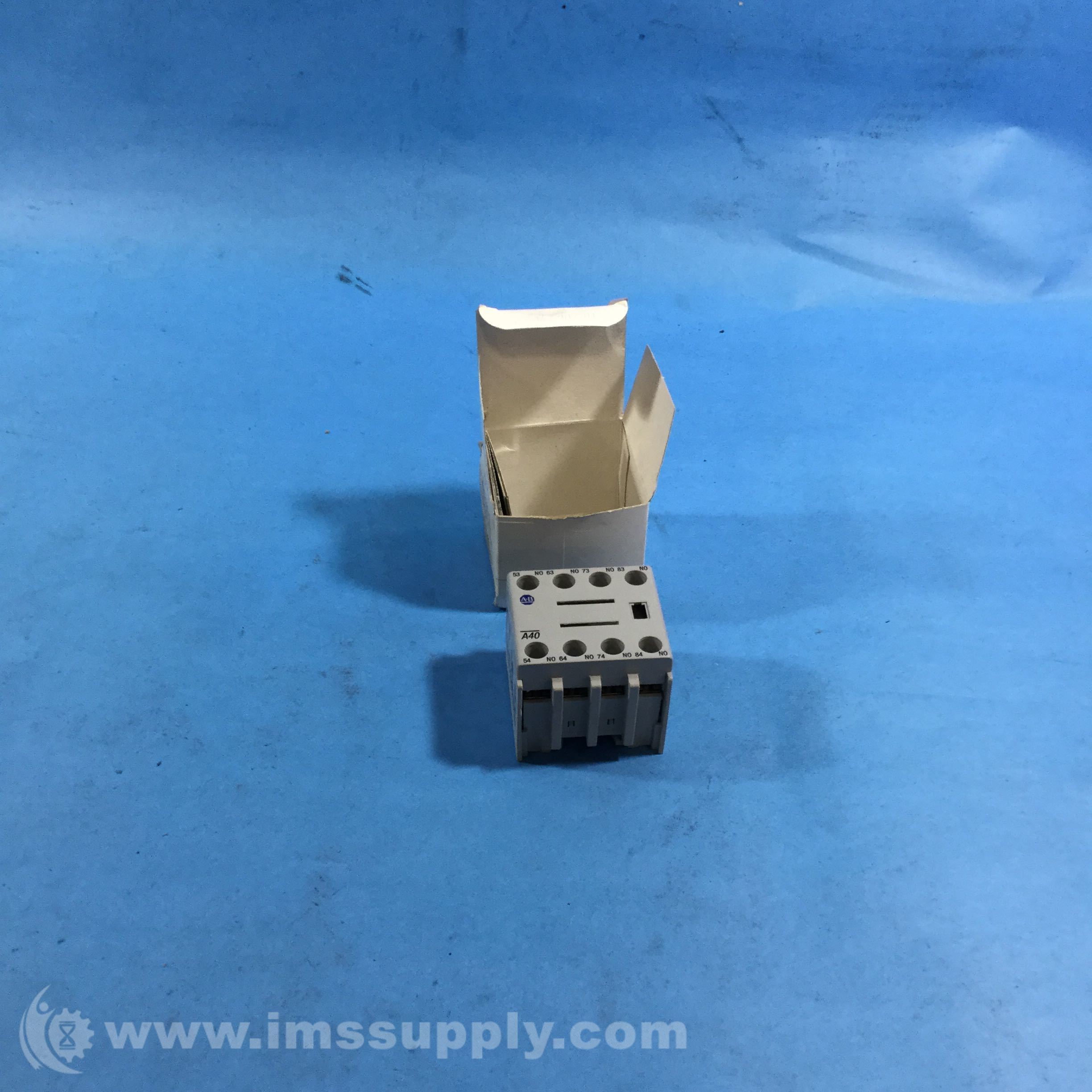Allen Bradley 100-F Miniature Contactor, 10 Amp, 600 VAC - IMS Supply