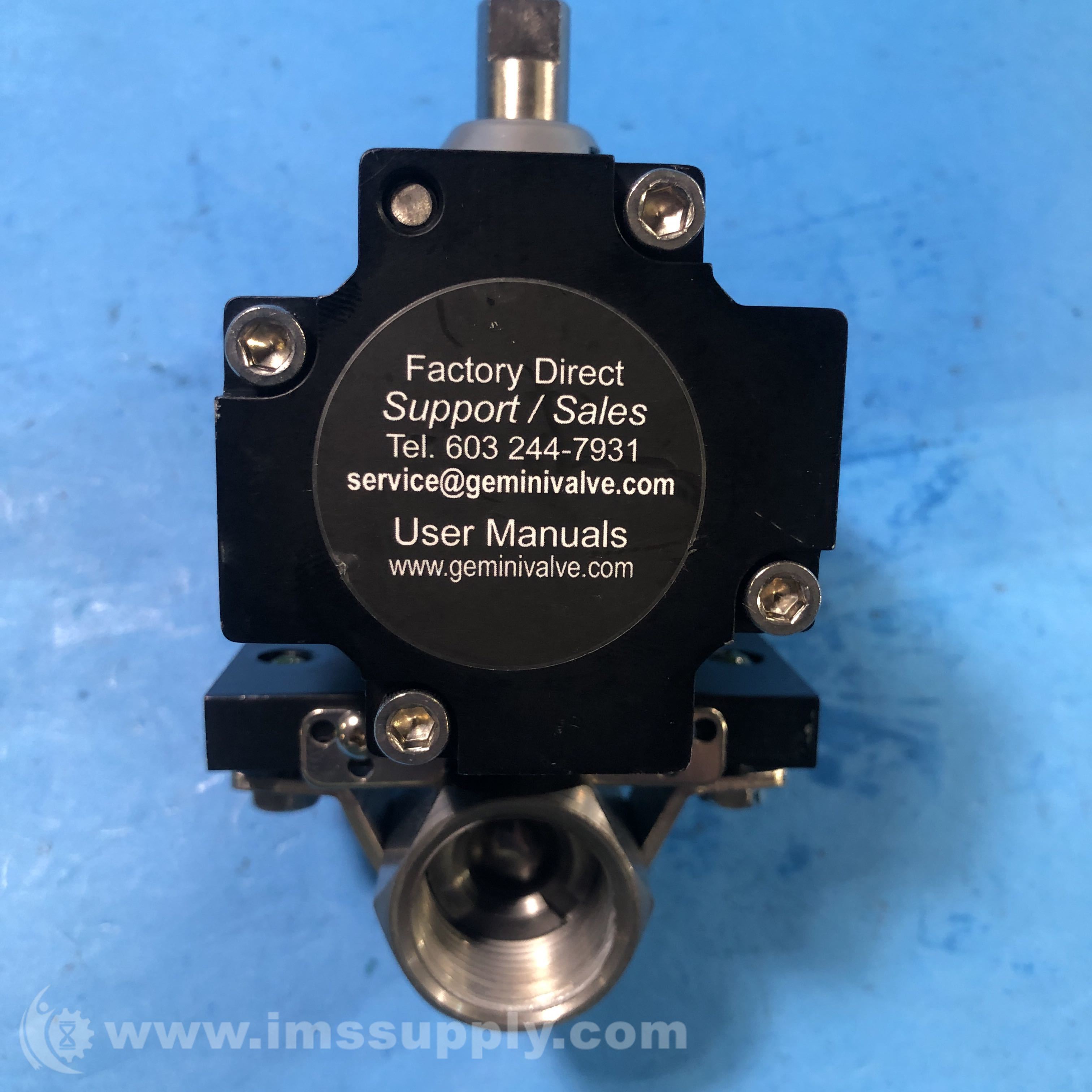 Gemini Valve B412D Pneumatic Actuator - IMS Supply