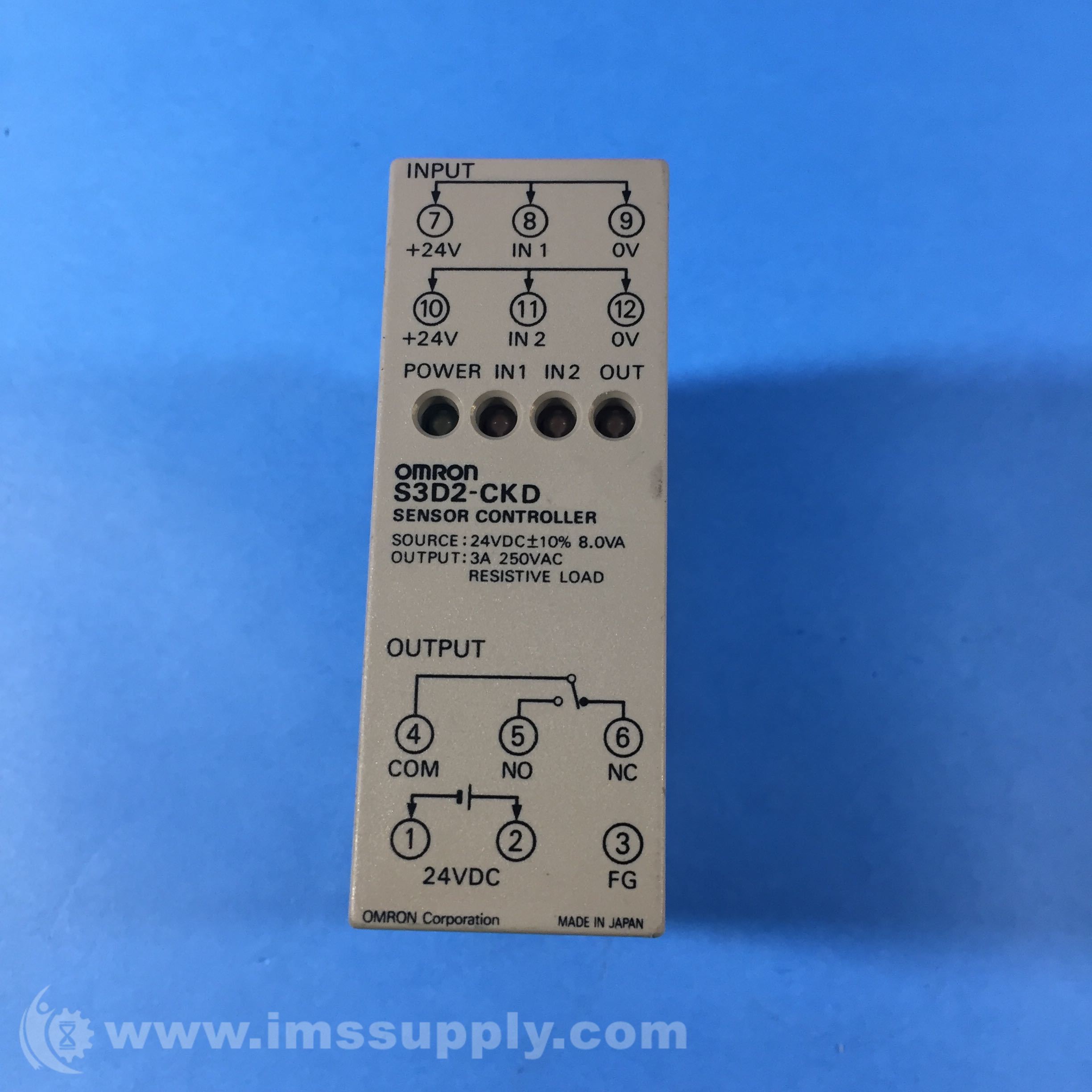 Omron S3D2-CKD Sensor Controller, 24VDC, S3D2 Series - IMS Supply