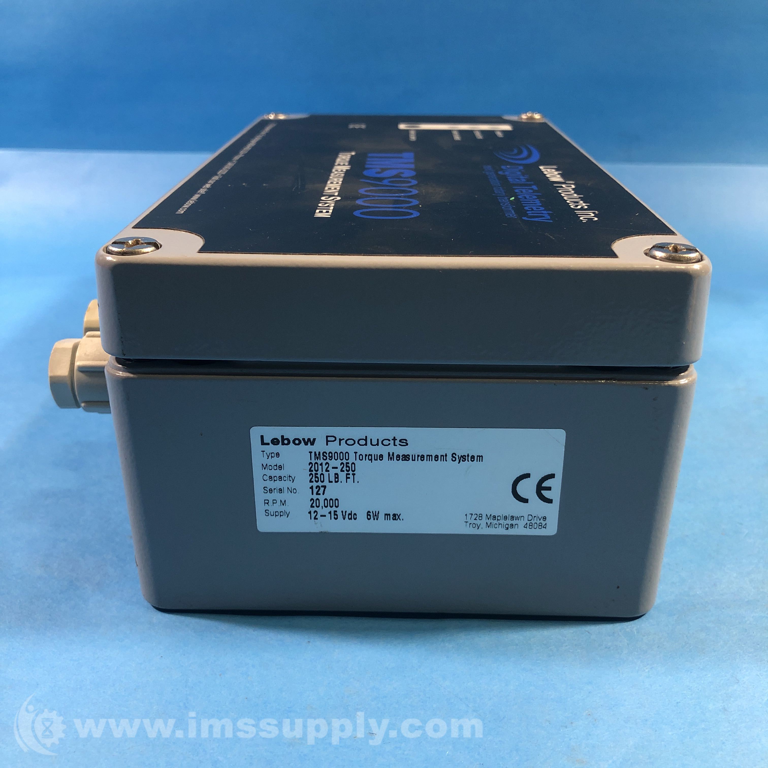 Lebow Products Inc 2012-250 TMS9000 Torque Measurement System - IMS Supply