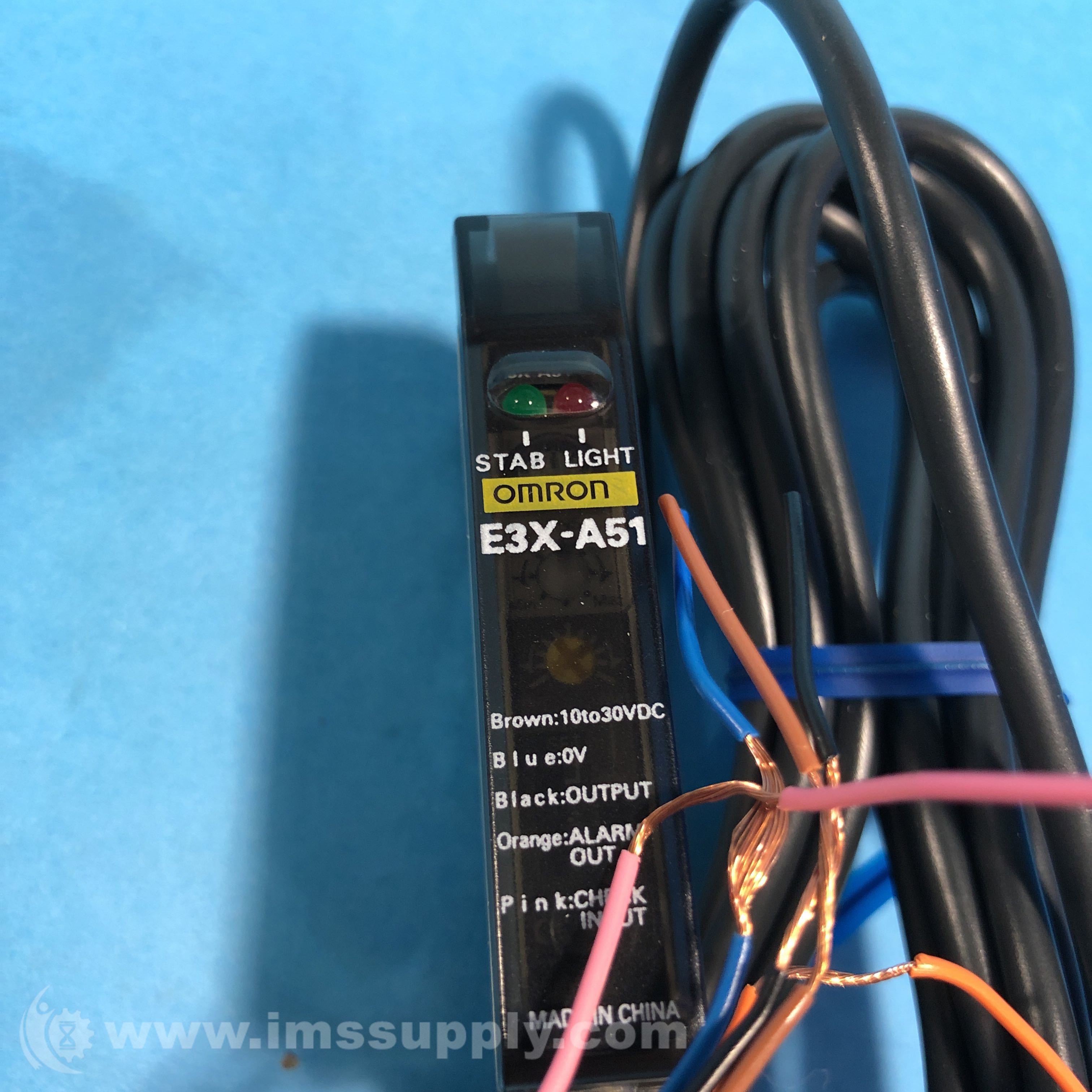 Omron E3X-A51 Fiber Optic Sensor, Super Manual, E3X-NA Series - IMS Supply