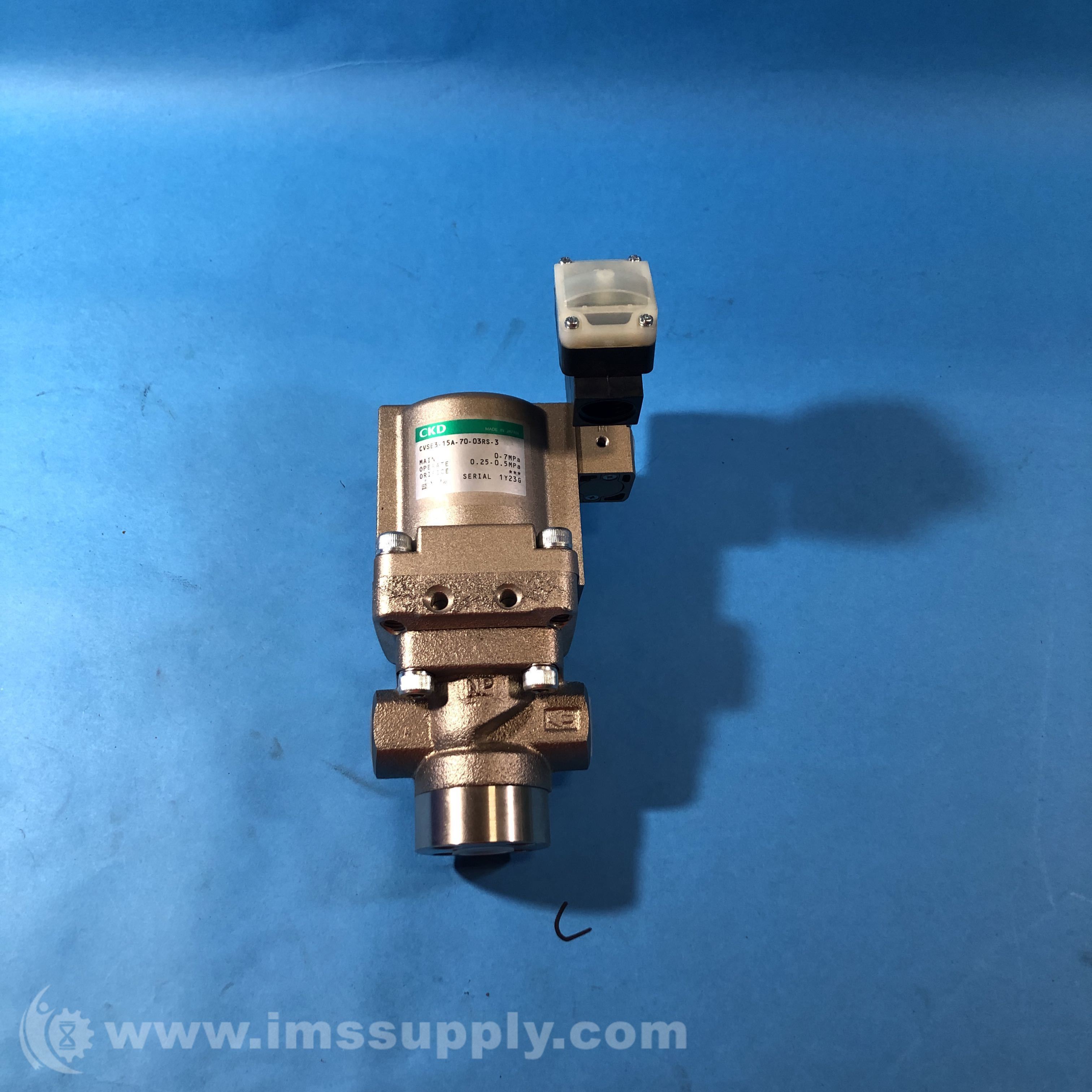 CKD CVSE3-15A-70-03RS-3 Air Operated 3-Port Valve - IMS Supply