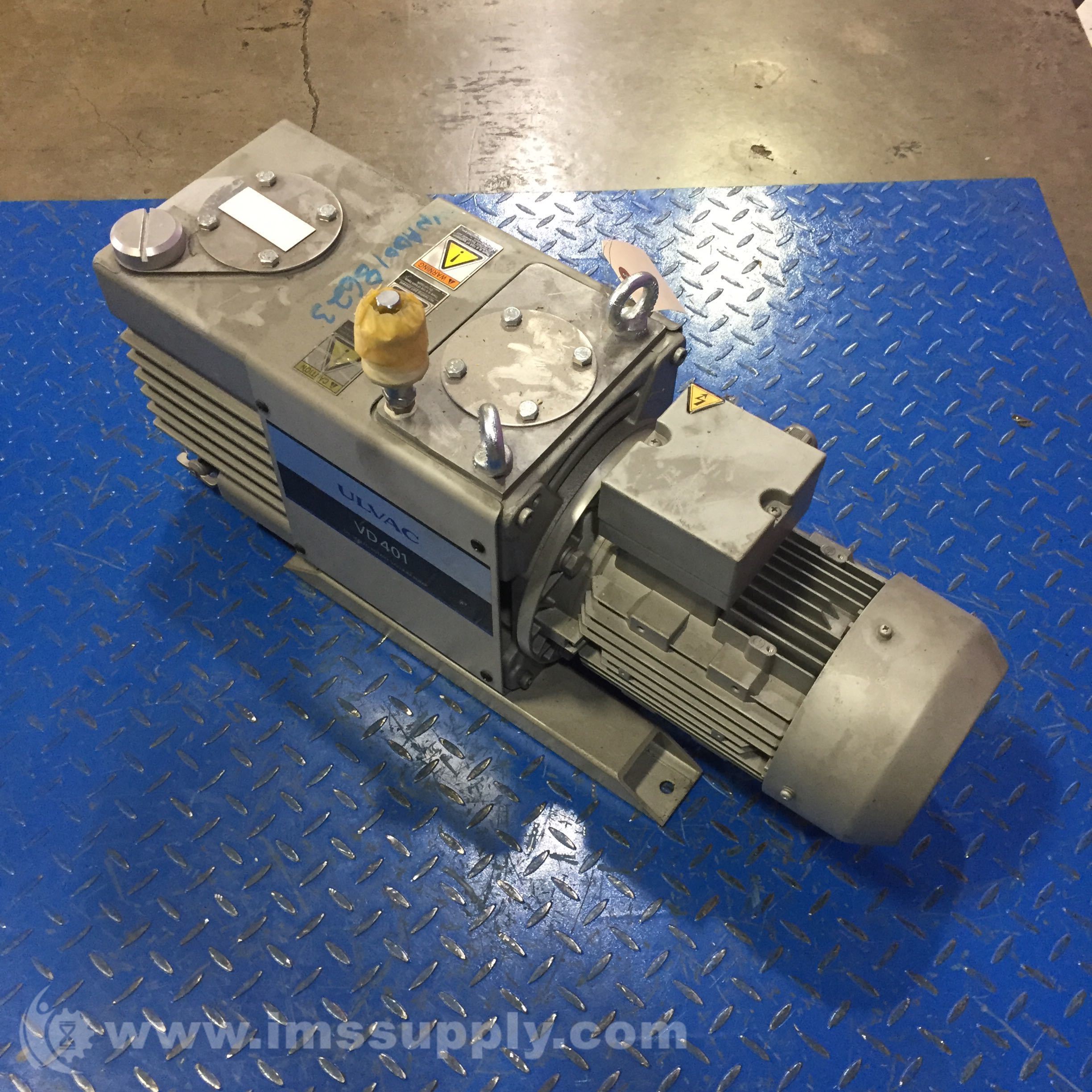 Ulvac VD401 Oil Sealed Rotary Vacuum Pump, 50/60 Cycles - IMS Supply
