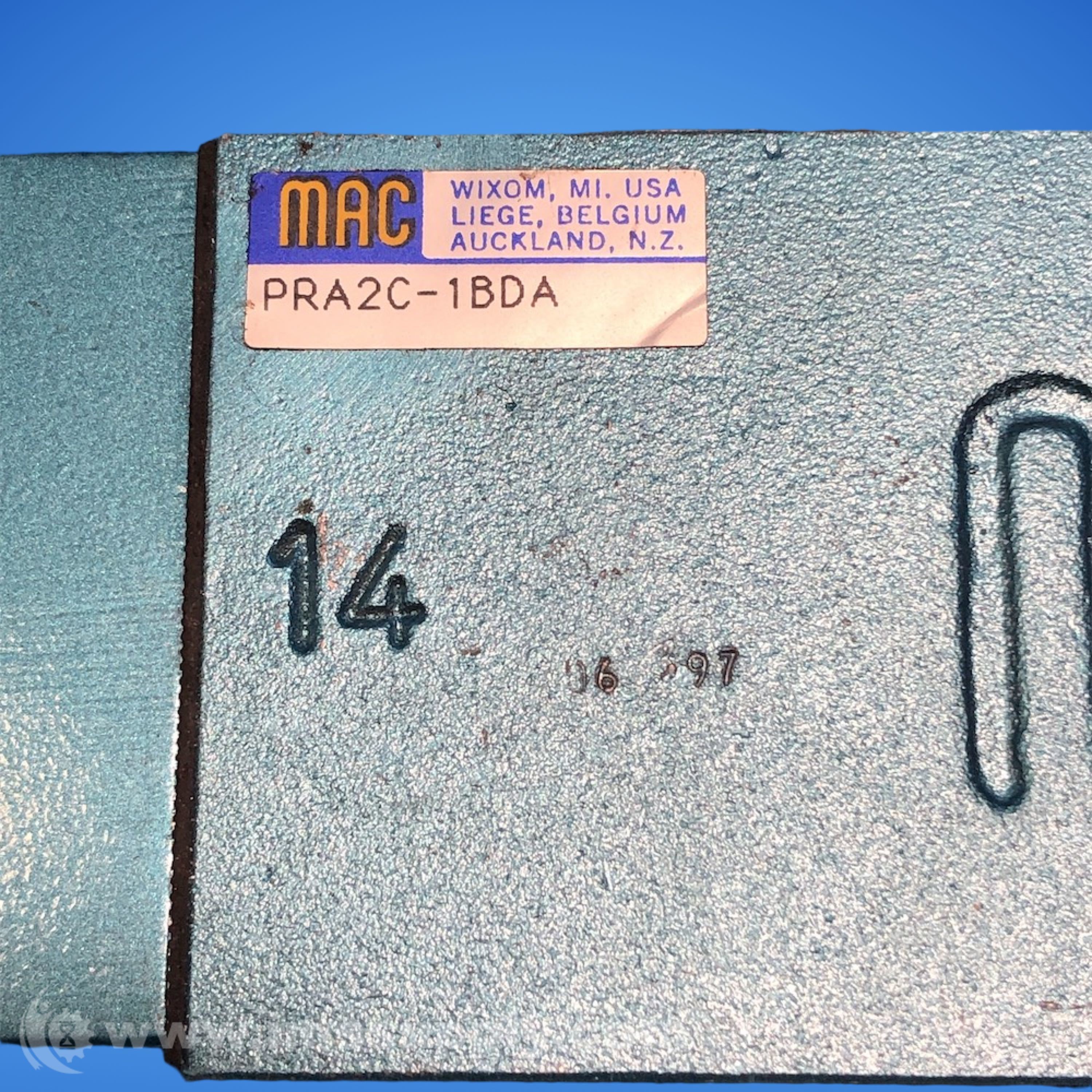 MAC Valves Inc PRA2C-1BDA Pressure Regulator Valve - IMS Supply