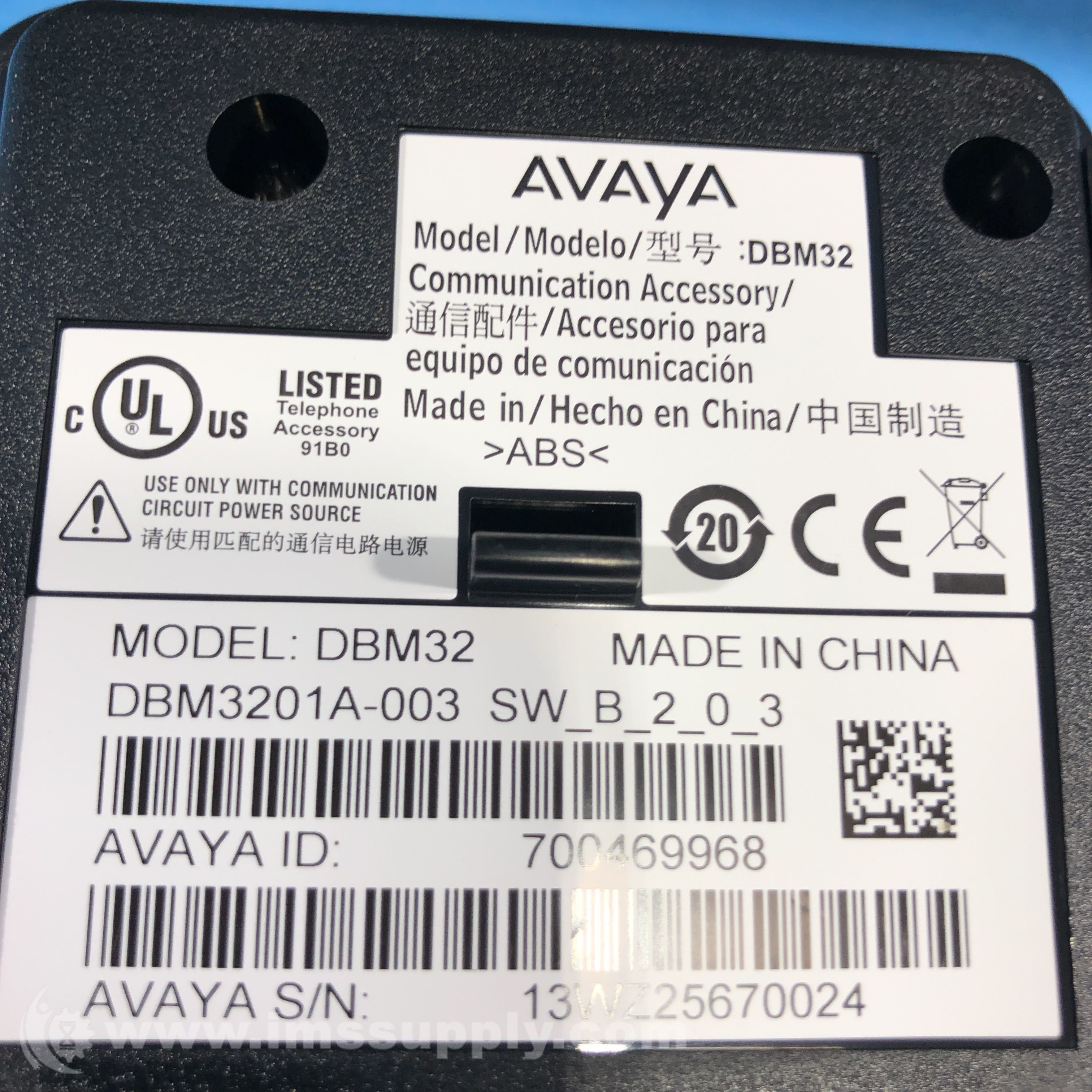 Avaya DBM3201A-003 Communication Accessory, 32 Button Expansion - IMS ...