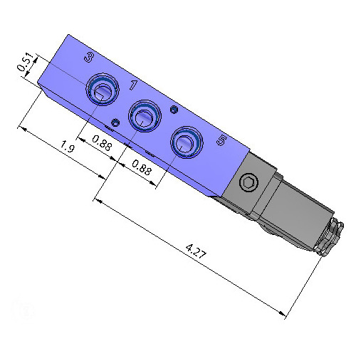 Automatic Valve L2003AAWR-DAC 5/2 Solenoid Valve - IMS Supply