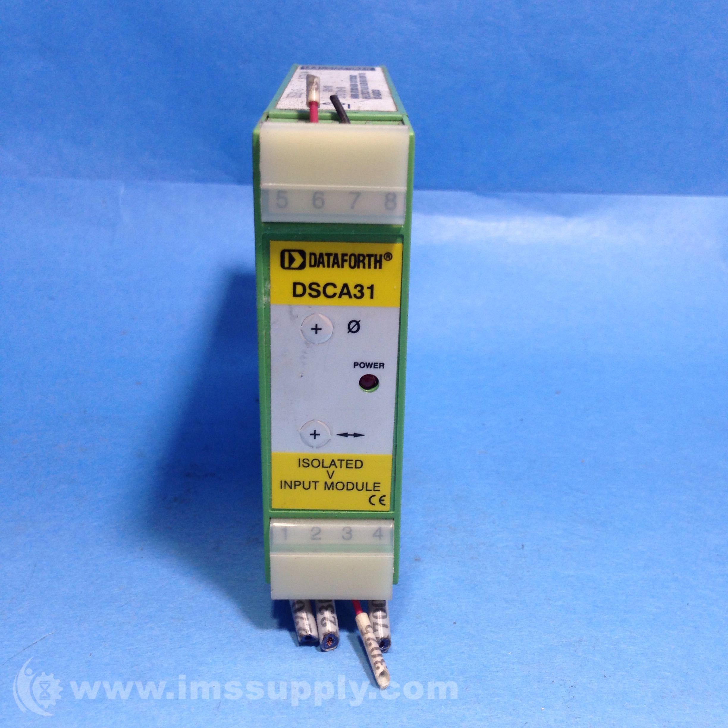 Dataforth DSCA31-13 Signal Condotional Analog Voltage Input - IMS Supply