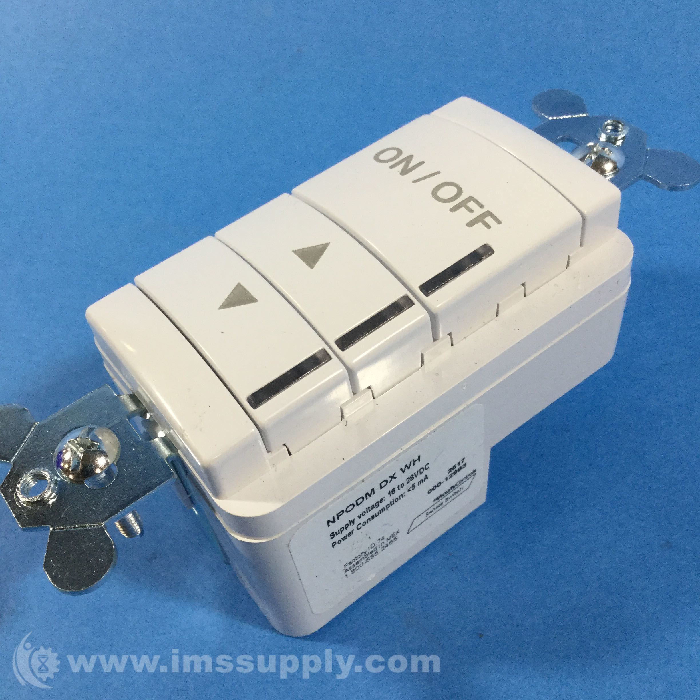 Acuity Brands Lighting Inc NPODM DX WH 12 to 24VDC Digital Wall - IMS ...