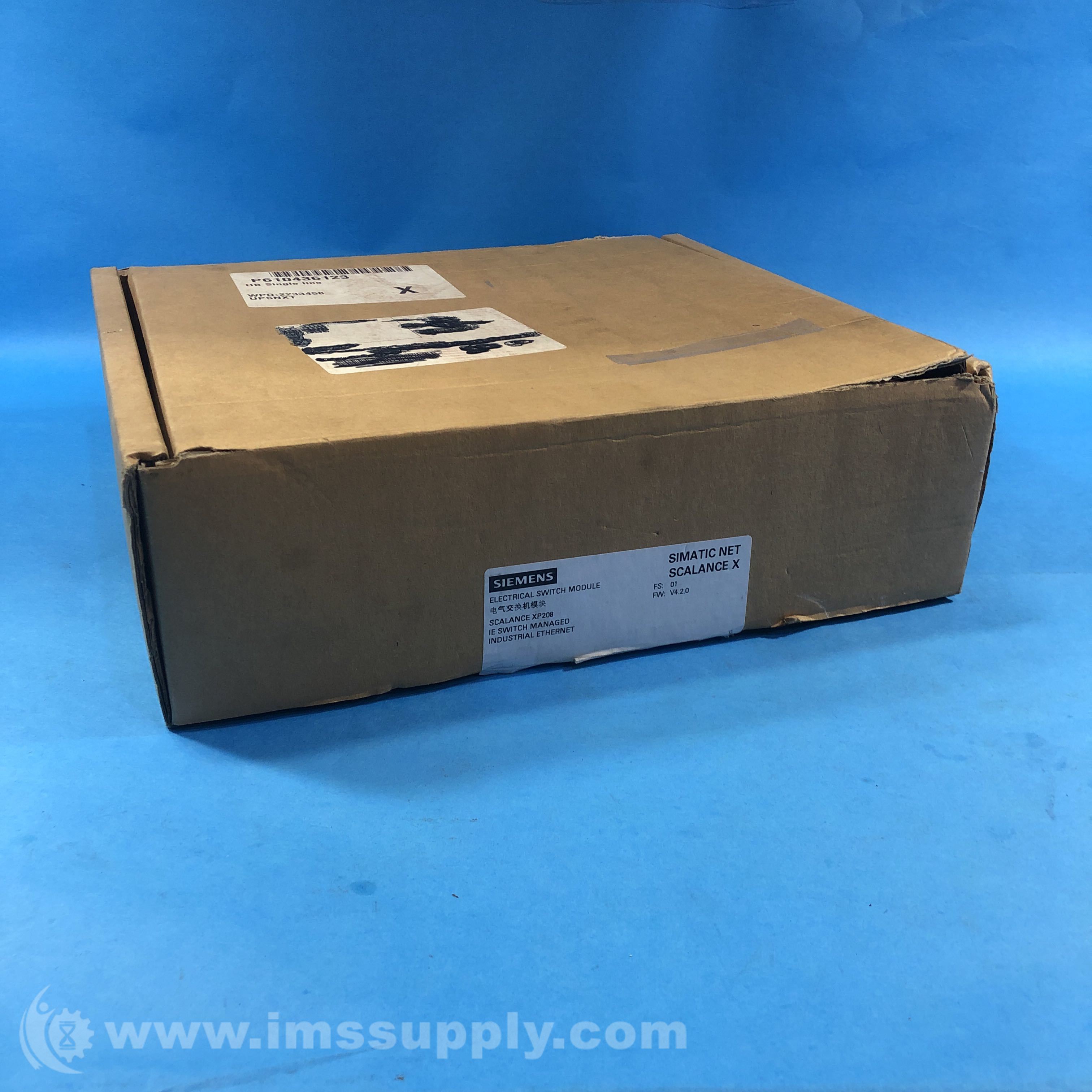 Siemens 6GK5208-0HA00-2AS6 IE Switch - IMS Supply