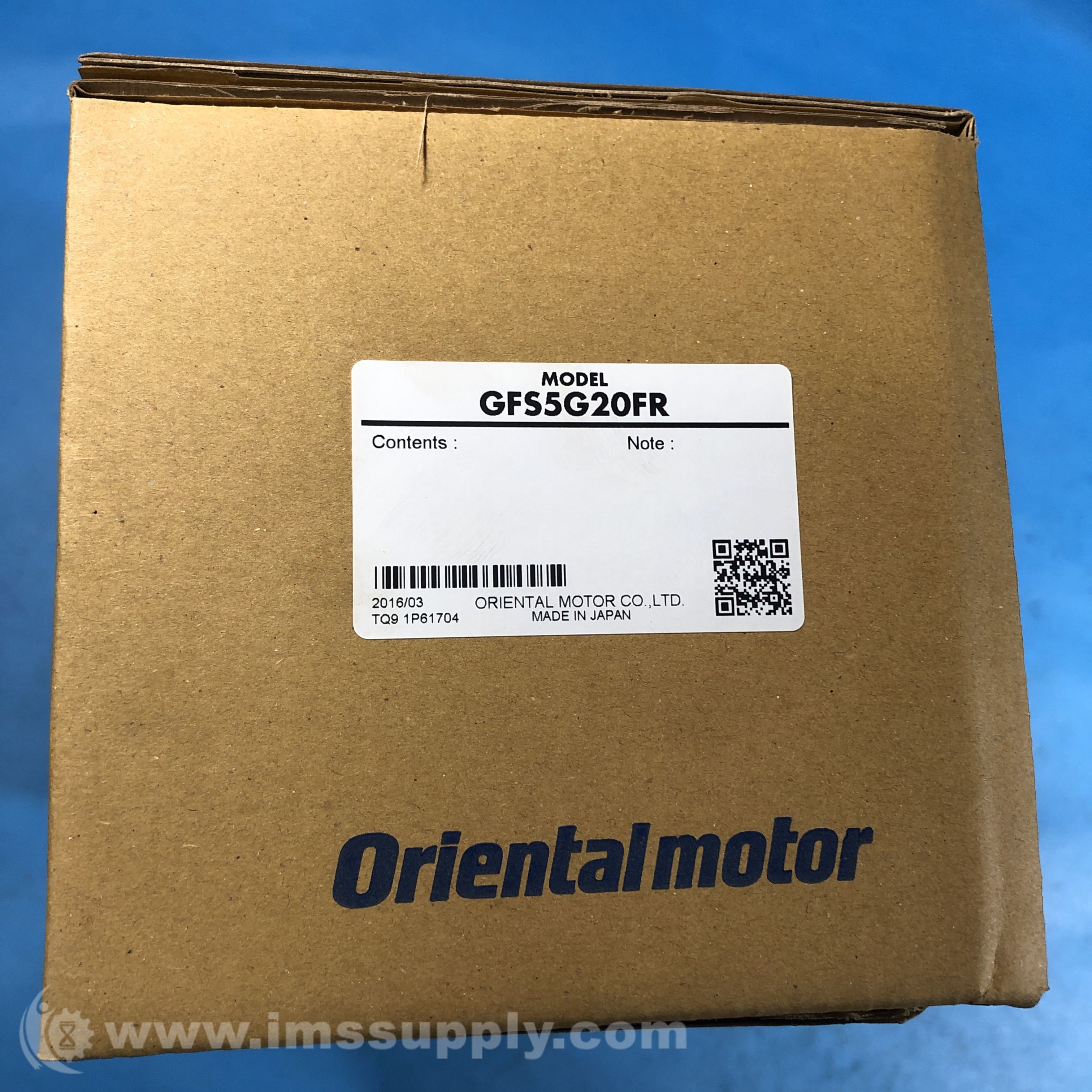 Oriental Motor GFS5G20FR Gearhead Flat Hollow Shaft (20:1) - IMS Supply