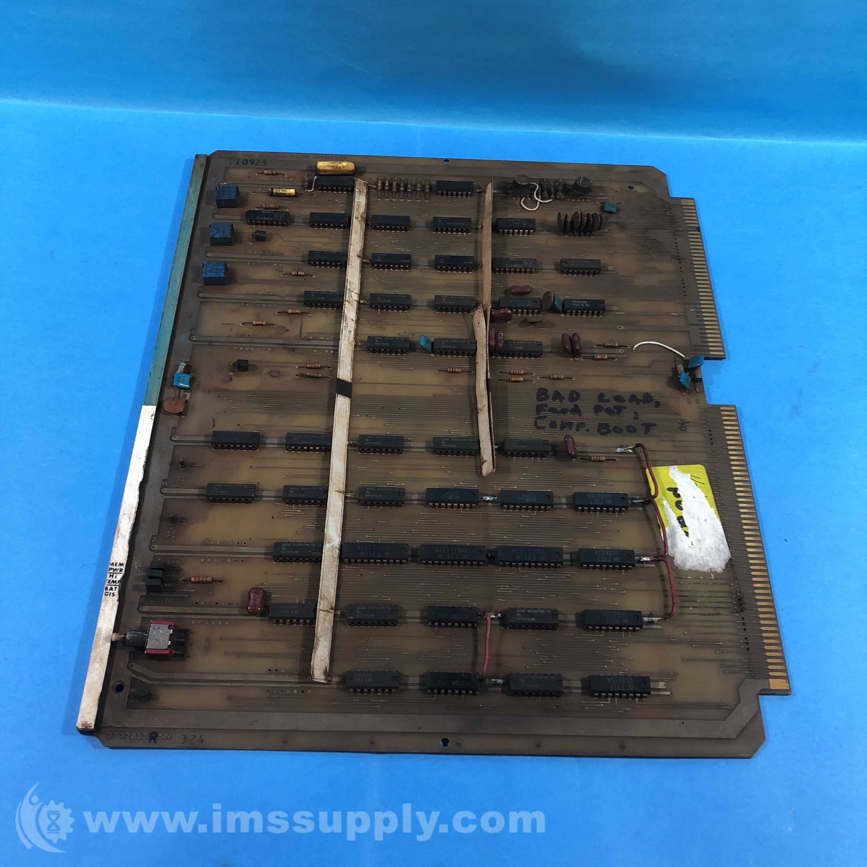 Bendix 3732853 S5M Control Panel Interface PC Board - IMS Supply