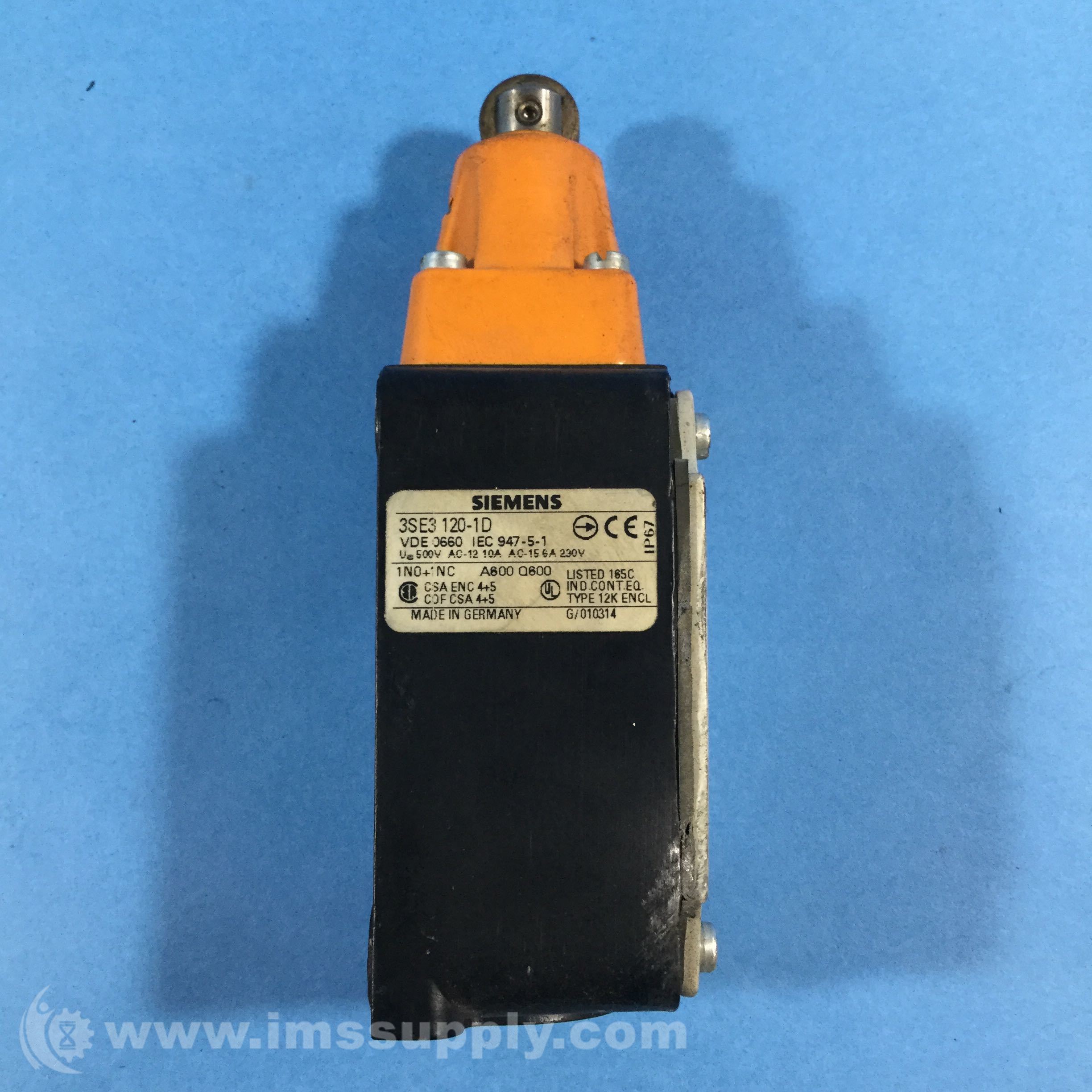 SIEMENS 3SE3-120-1D Limit Switch - IMS Supply