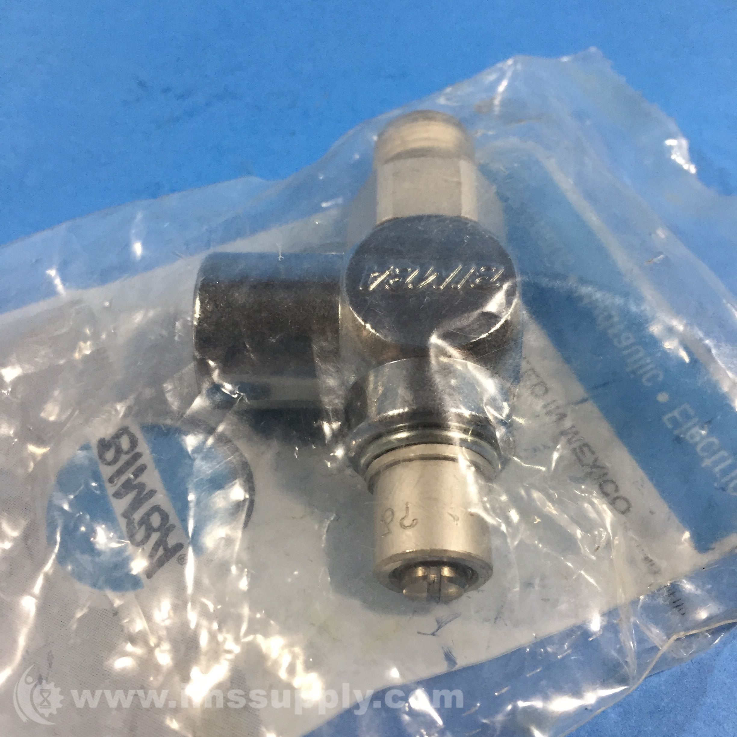 BIMBA FCP4 Flow Control Valve, 1/4 NPT X 1/4 NPT - IMS Supply