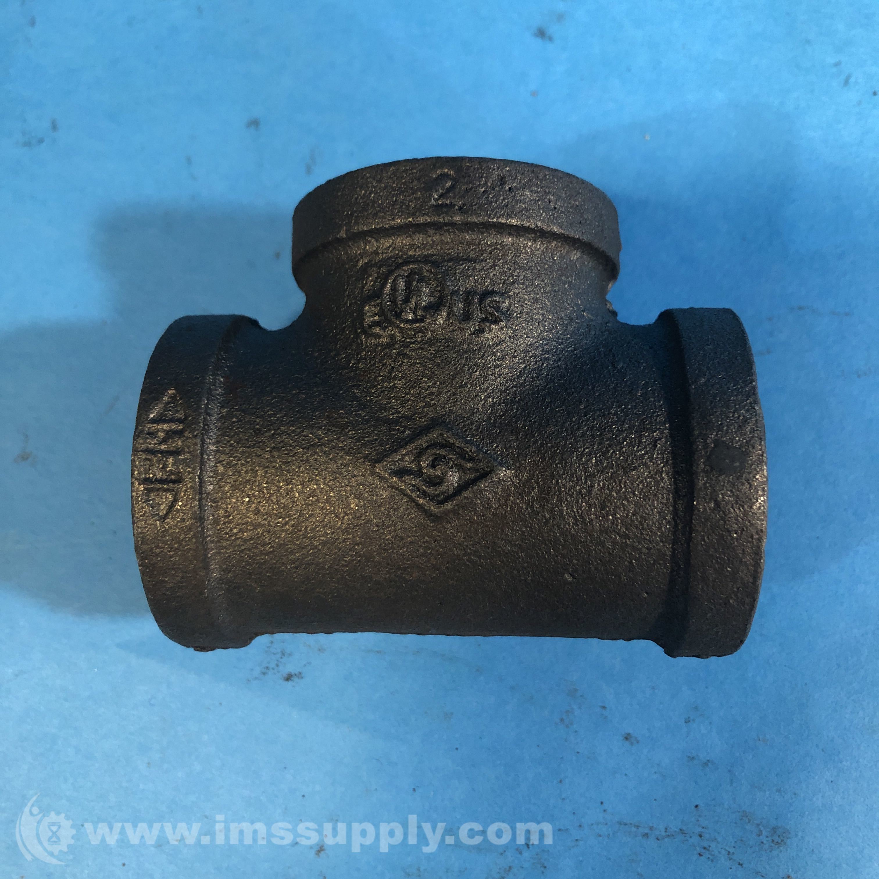 Worldwide Sourcing 2 Size 2 Inch Black Pipe Tee - IMS Supply