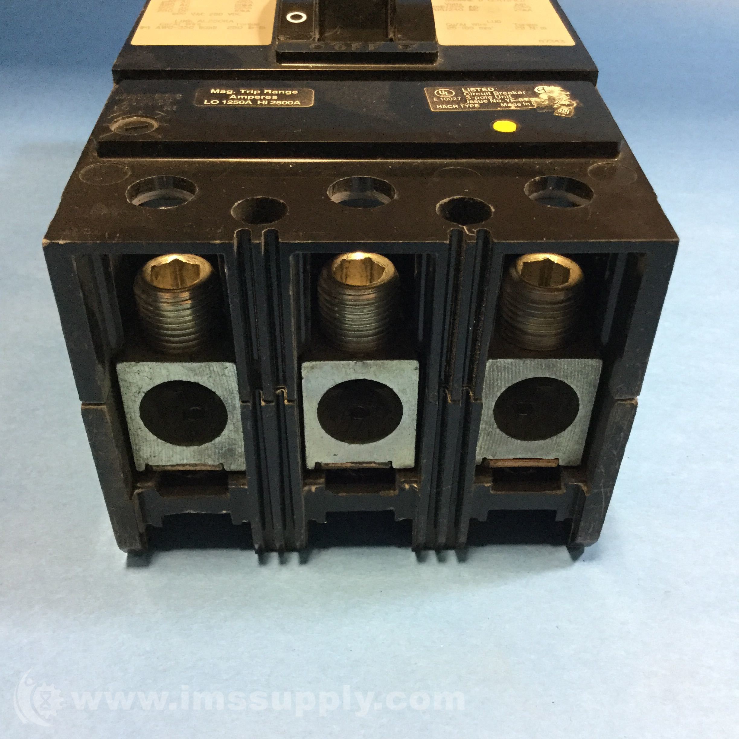 Square D KAL36250 Molded Case Circuit Breaker 600V 250A - IMS Supply