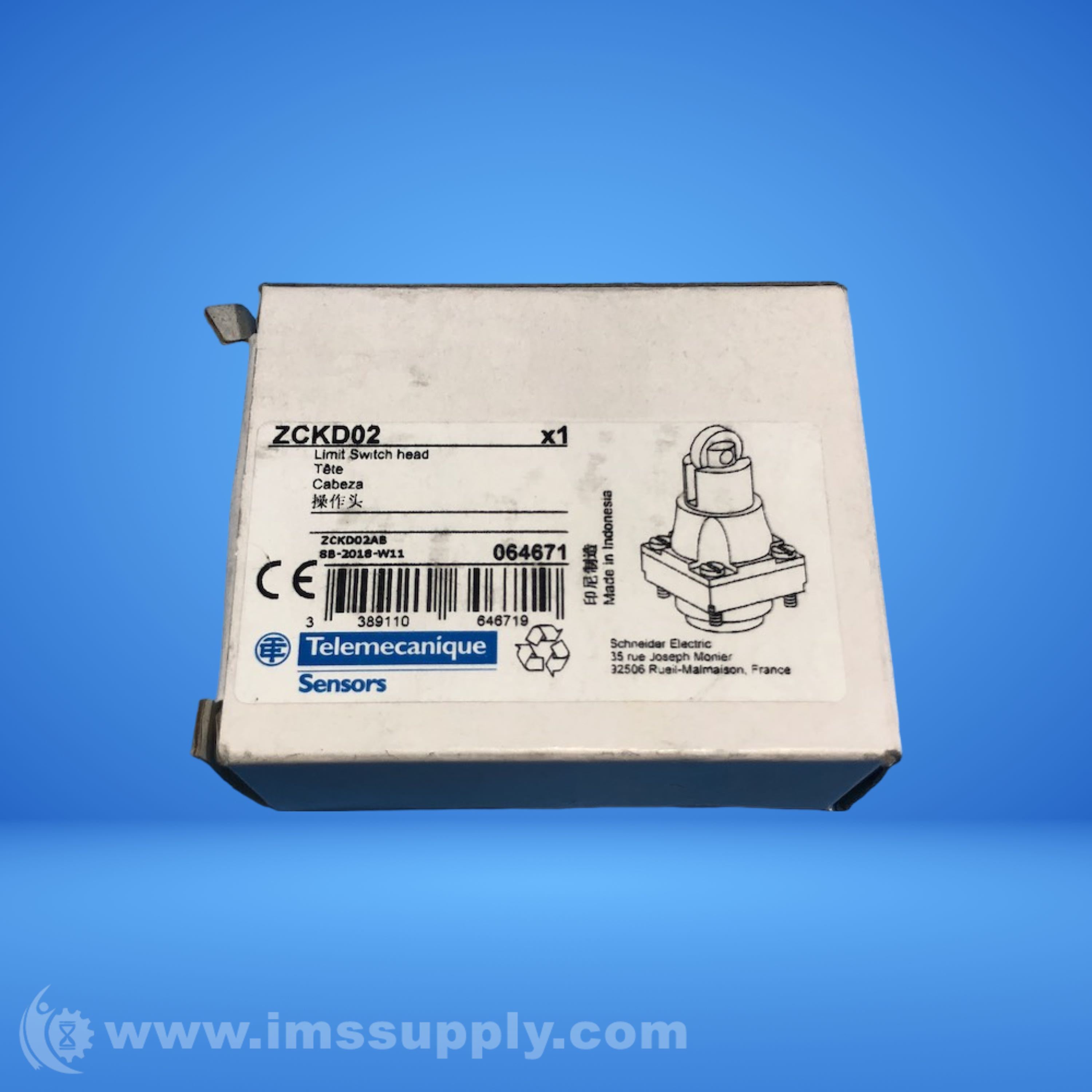 Telemecanique ZCKD02 Limit Switch - IMS Supply