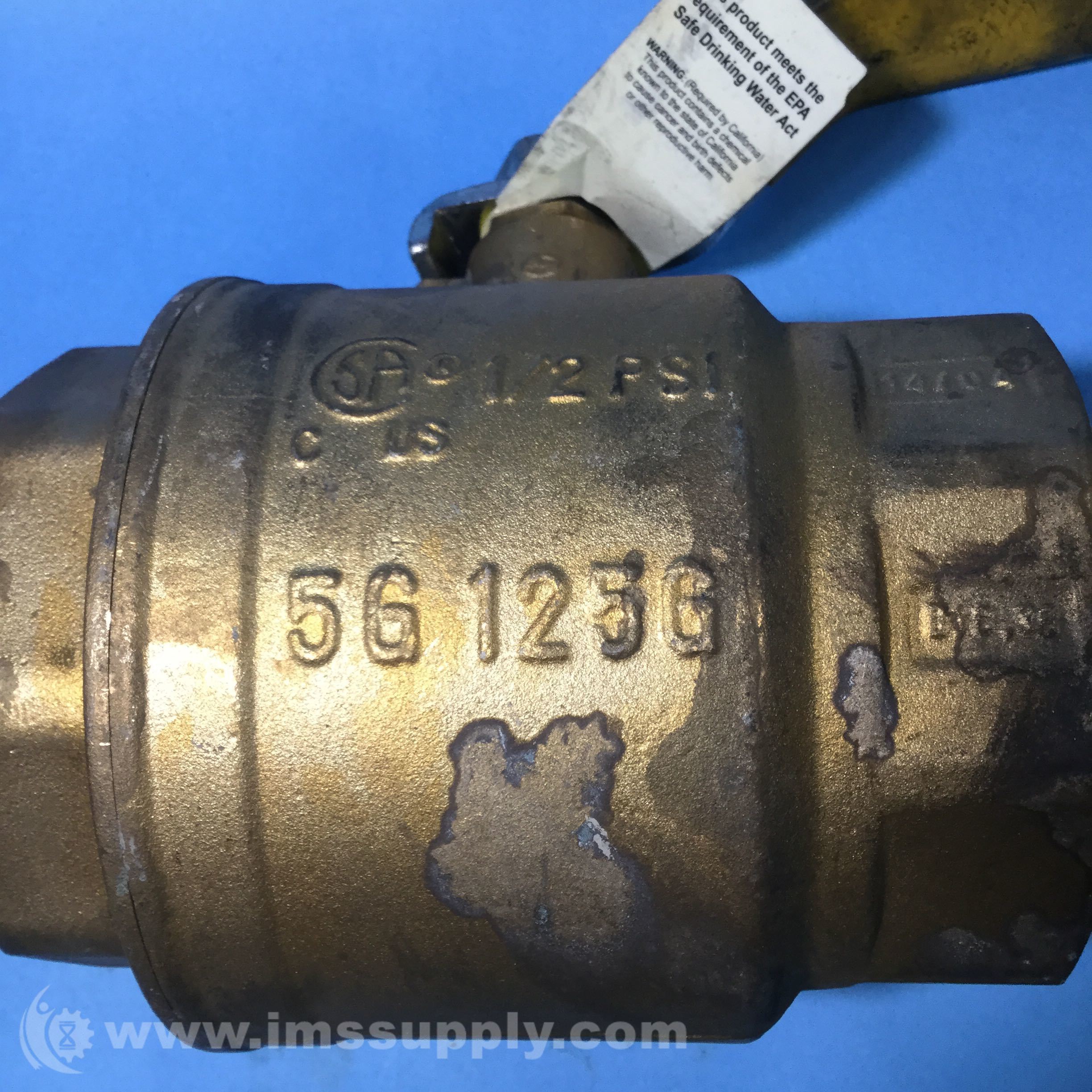 Apollo 94A-100-01 3 2-Piece Full Port Ball Valve, NPT - IMS Supply