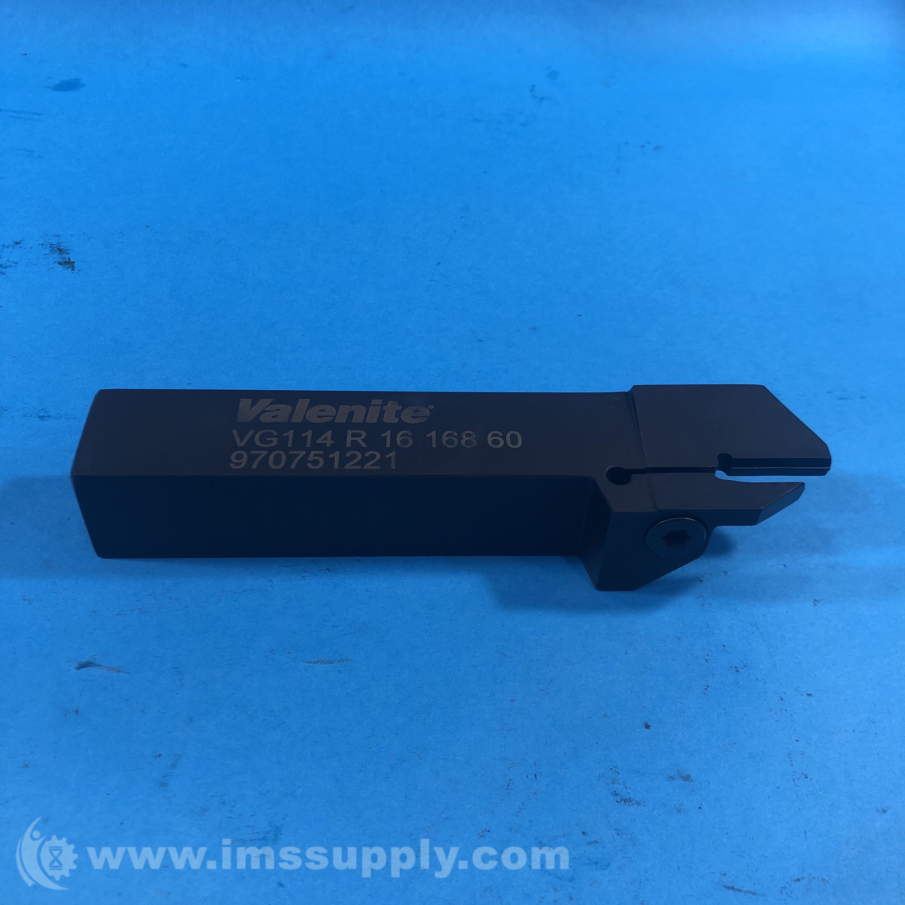 Valenite VG114 R16 168 60 Indexable Grooving Cut Off Toolholder - IMS ...