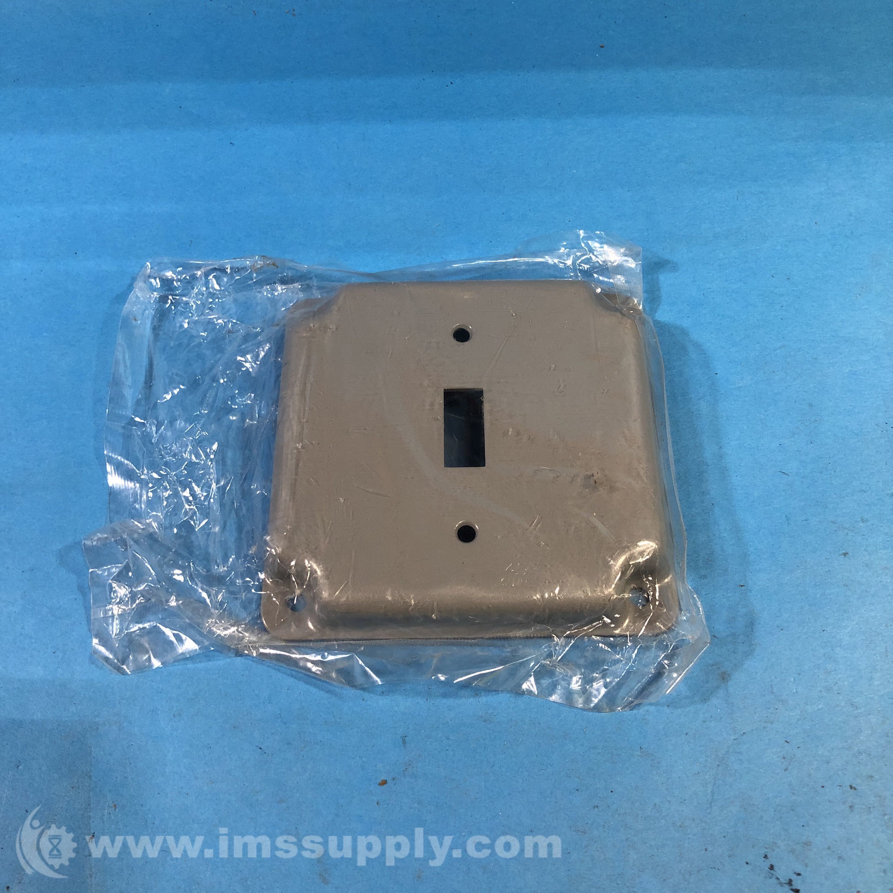 2-Gang With (1) Toggle Centered, Standard Size, Wallplate - IMS Supply