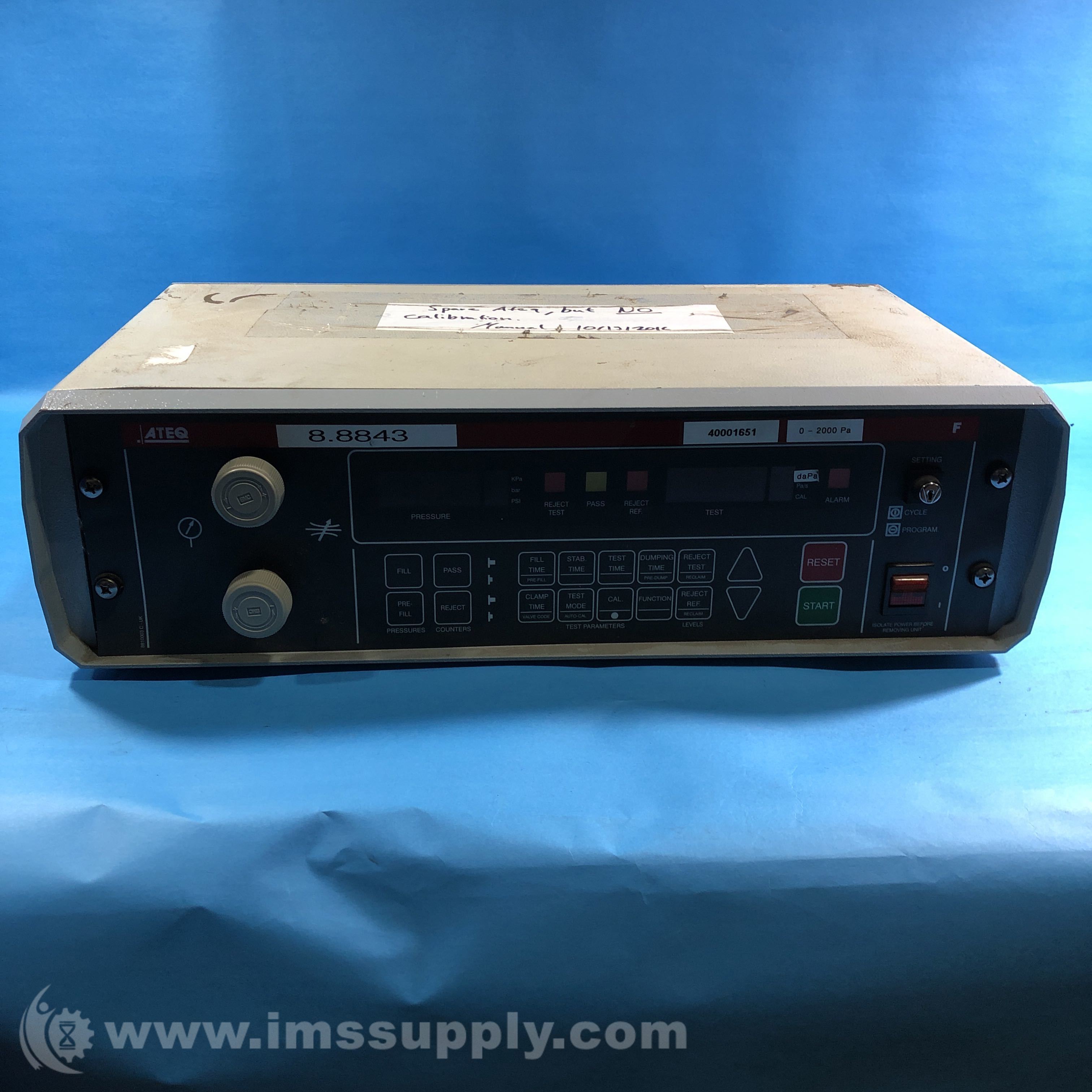 ATEQ 8810003 C-UK Leak Detection Controller - IMS Supply