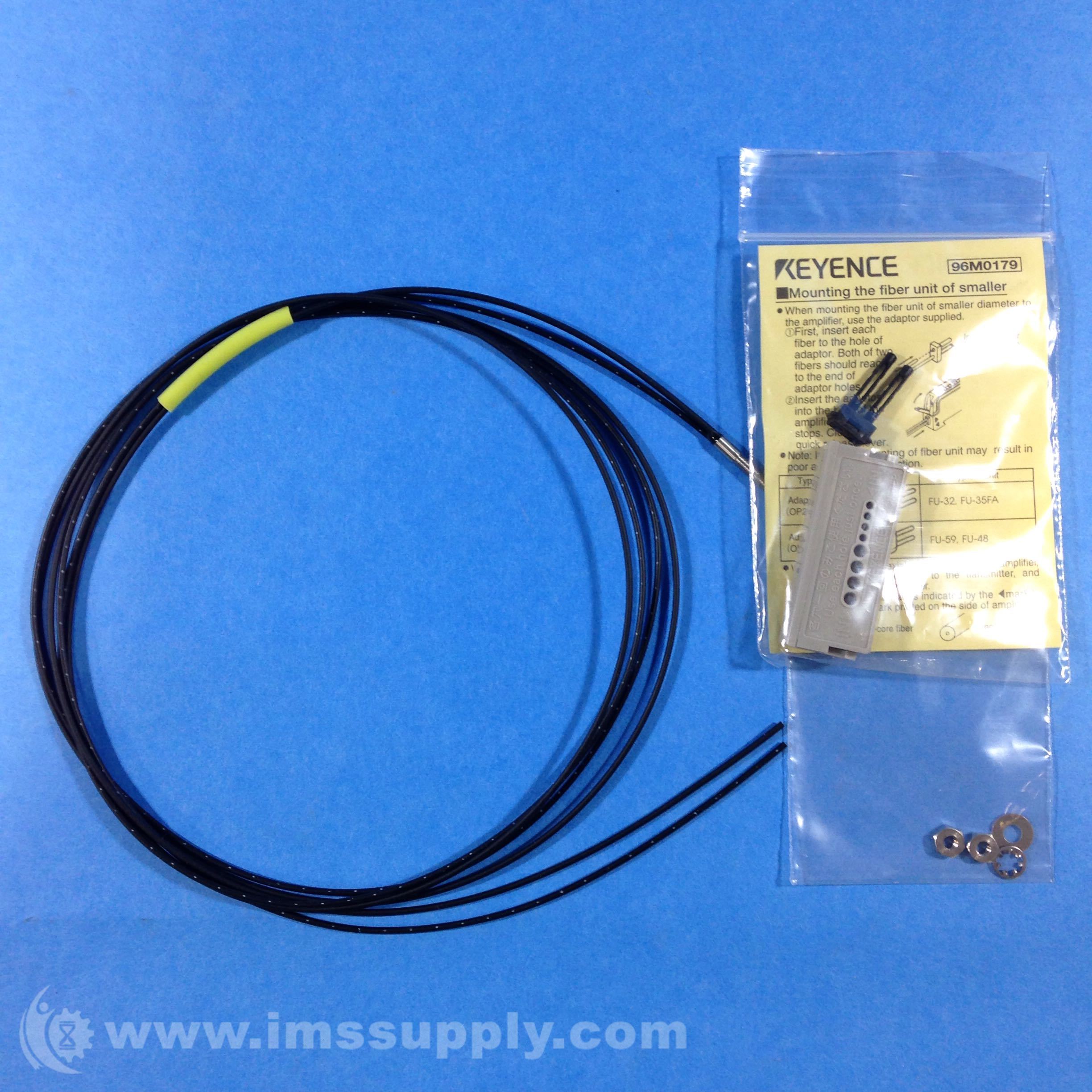 Keyence Corp FU-35FZ Photoelectric Reflective Fiber Unit - IMS Supply