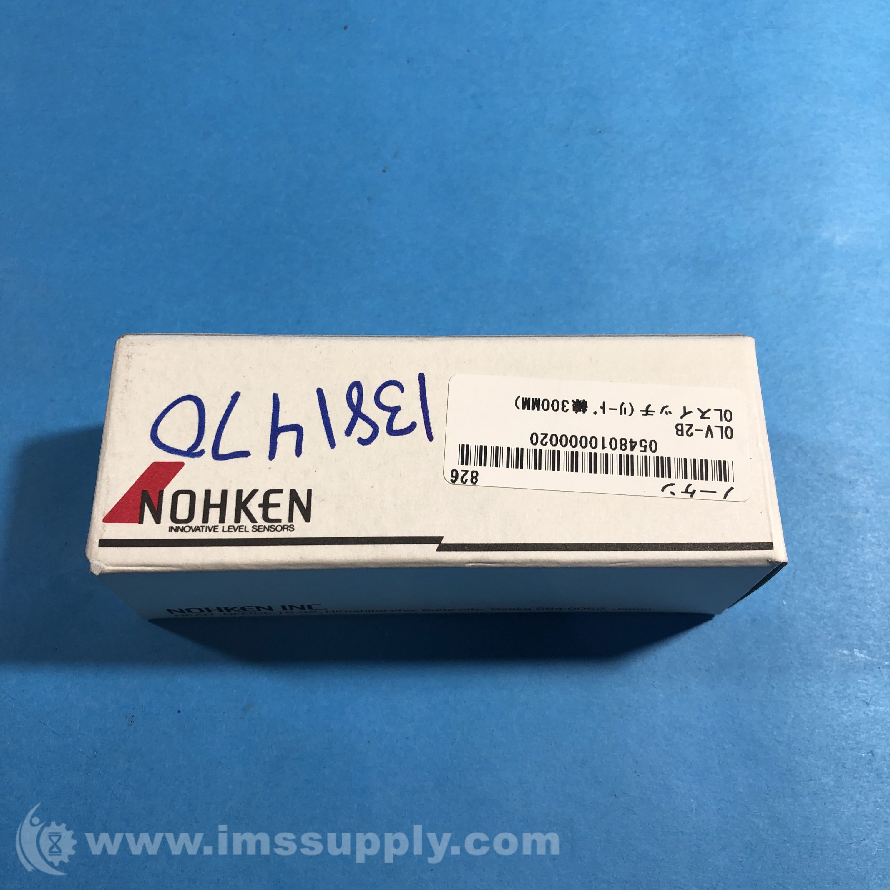 Nohken Inc OLV-2B Liquid Level Sensor - IMS Supply