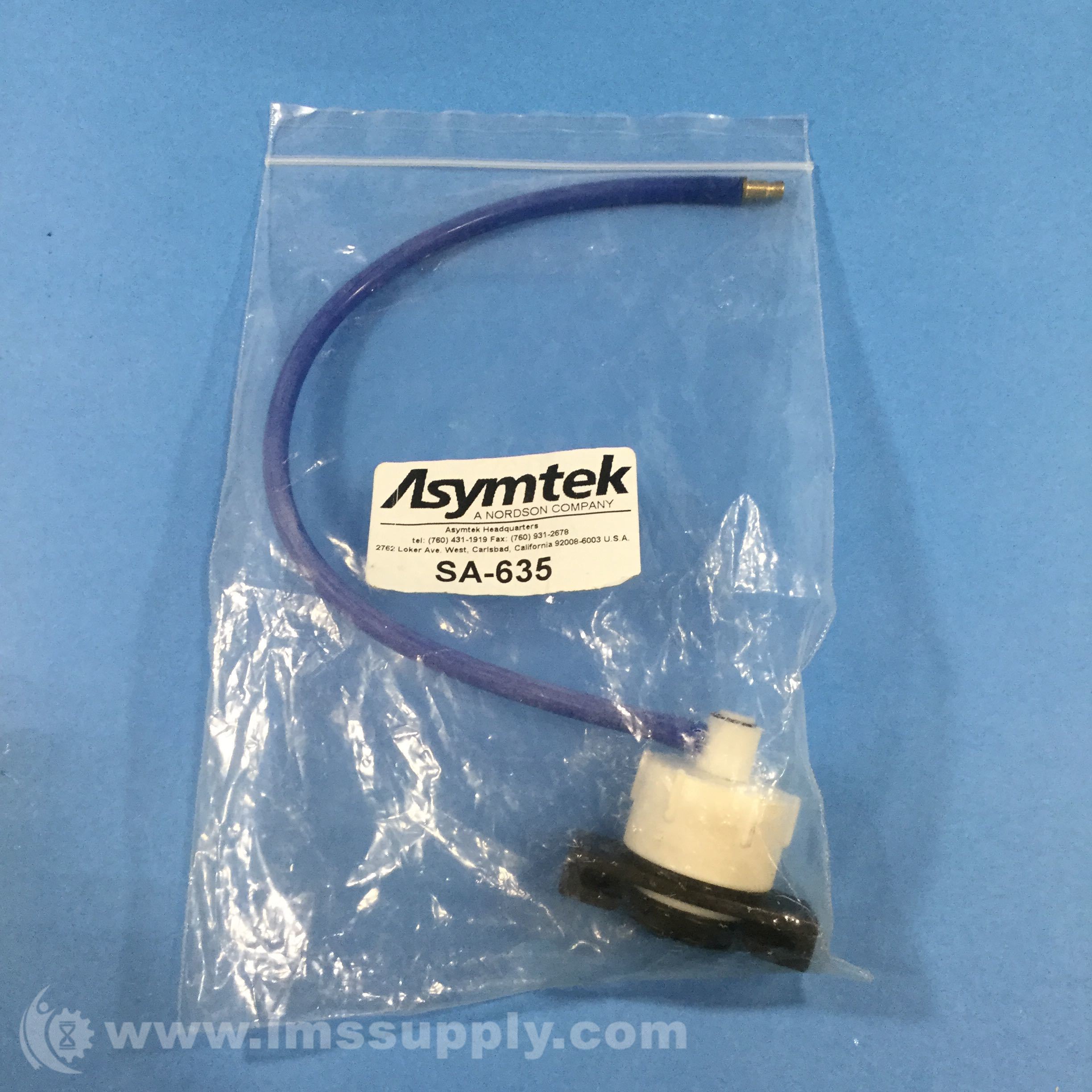 Asymtek SA-635 Syringe Assembly, 35CC Receiver Head - IMS Supply