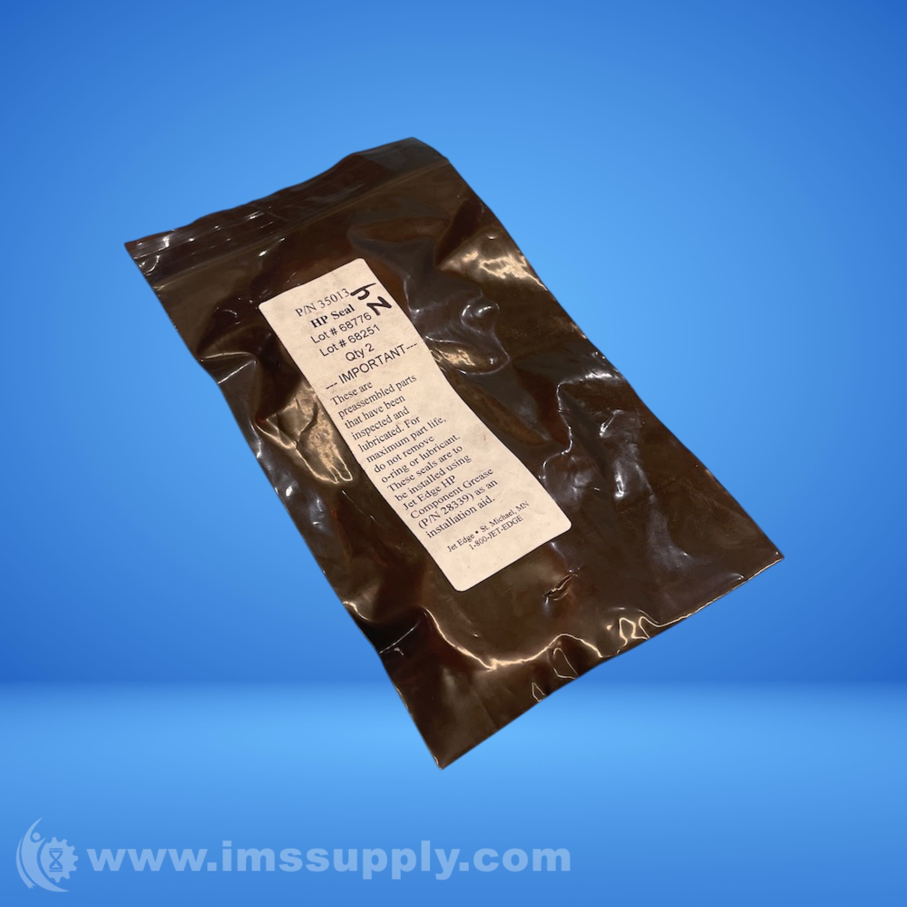 Jet Edge 35013 HP Seal - IMS Supply