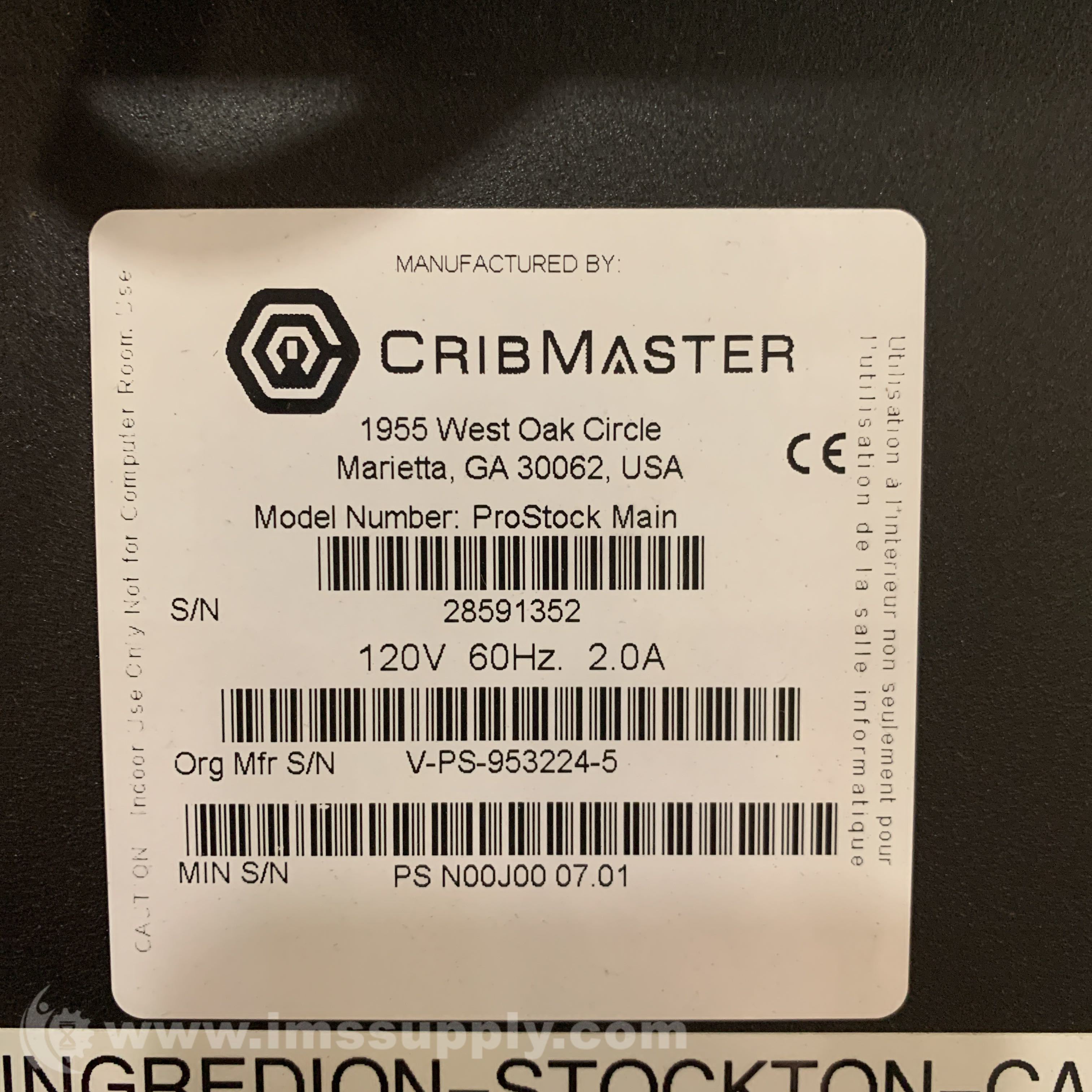 CribMaster PRO STOCK MAIN Industrial-grade Vending Machine - IMS Supply