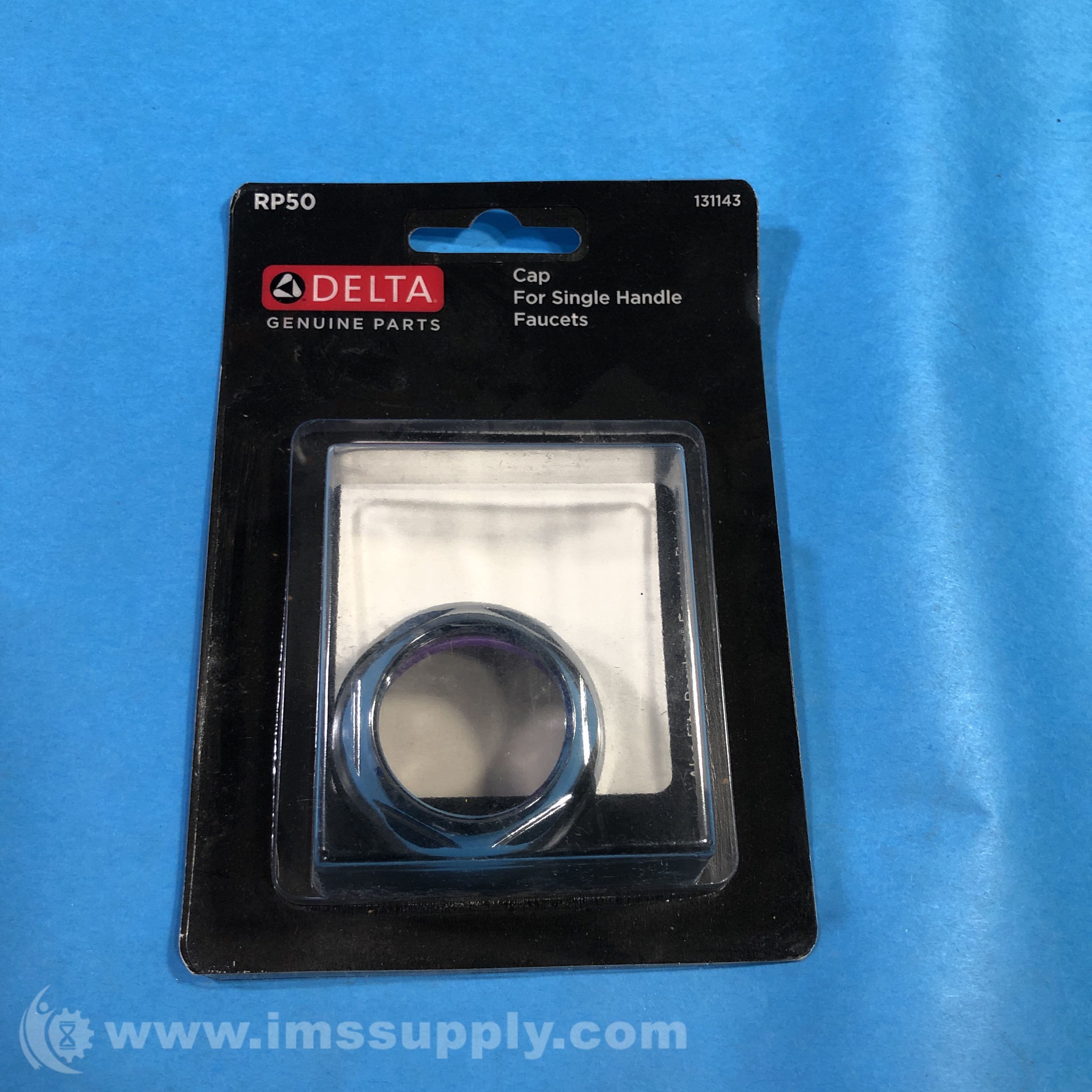 DELTA 131143 RP50 Kitchen Faucet Handle Cap with Chrome - IMS Supply