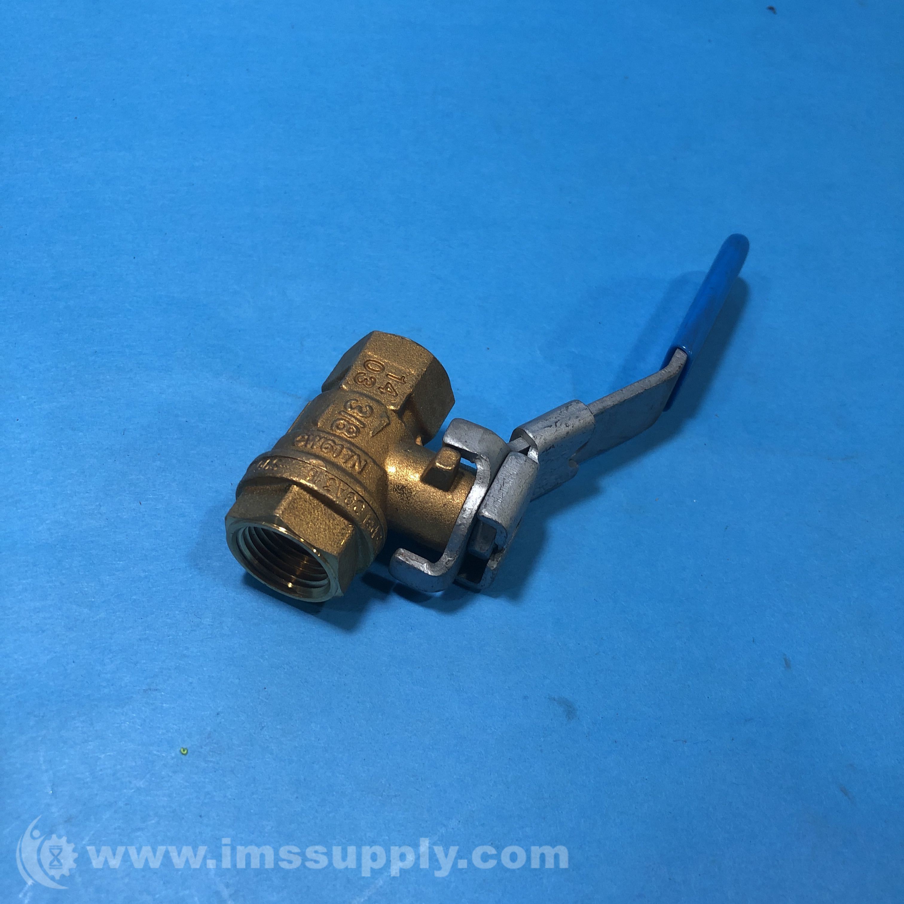 Rub Inc CW617N 3/8 Lever Locking Ball Valve - IMS Supply