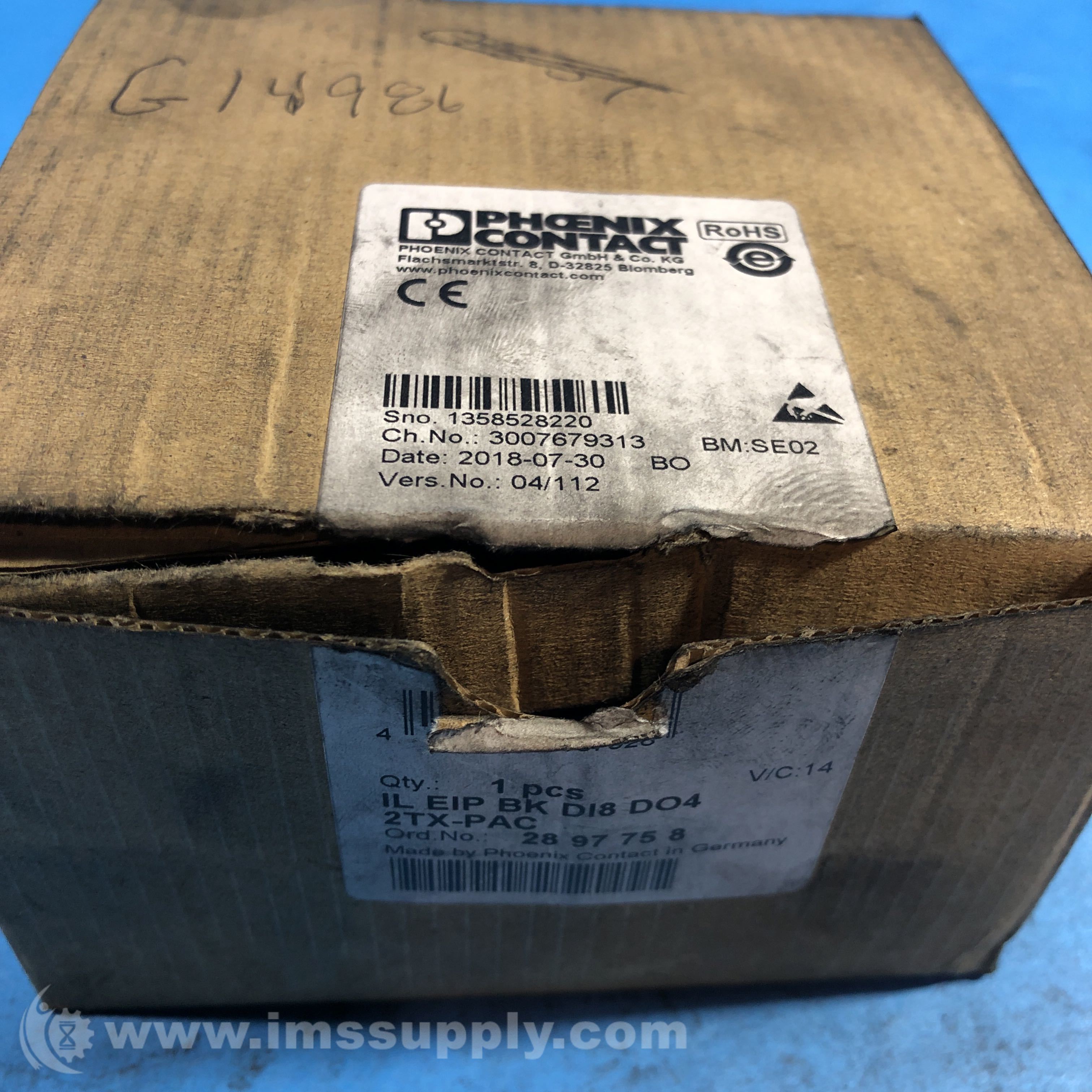 Phoenix Contact IL EIP BK DI8 DO4 2TX-XC-PAC Bus Coupler - IMS Supply