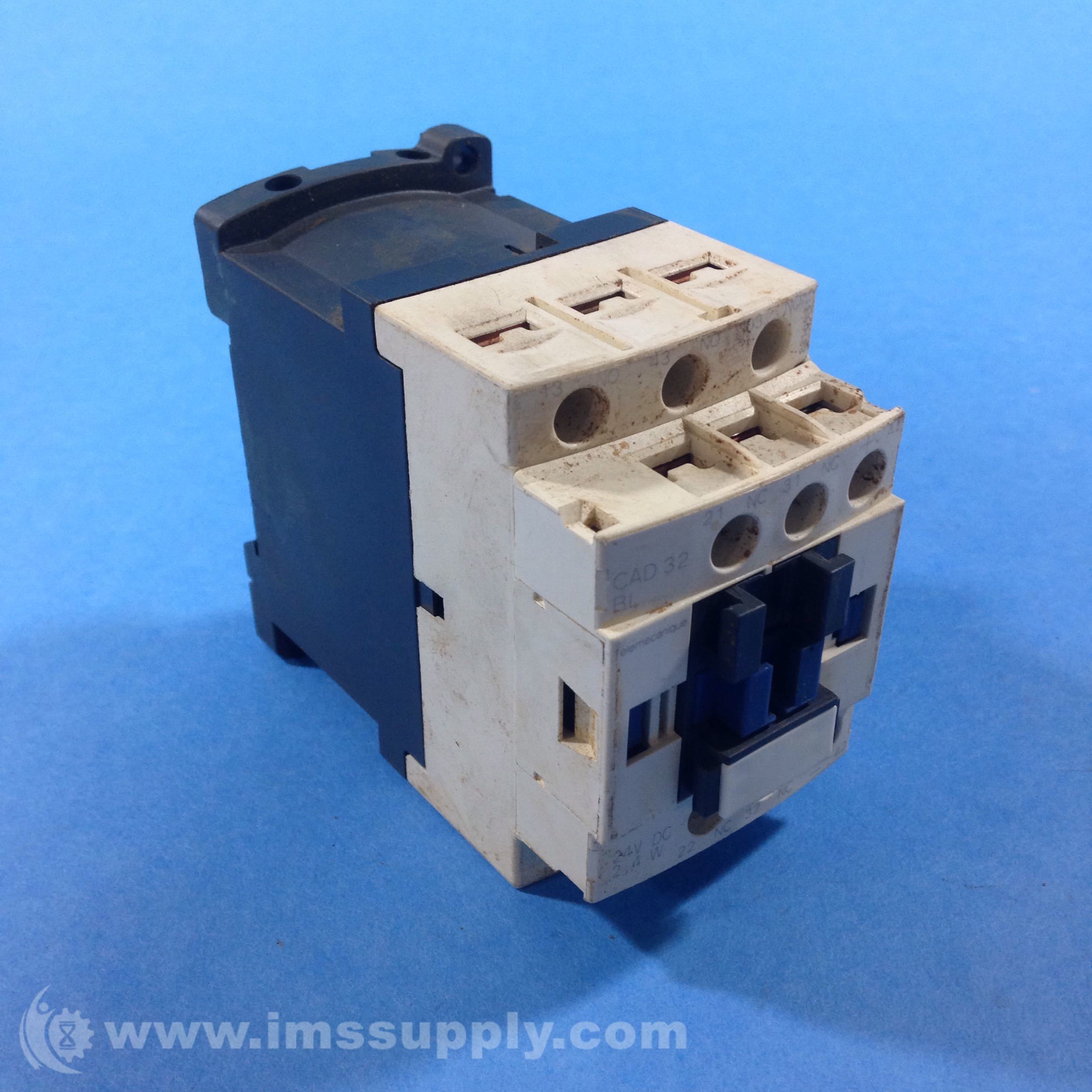 Telemecanique CAD32BL Control Relay 24VDC 10A - IMS Supply