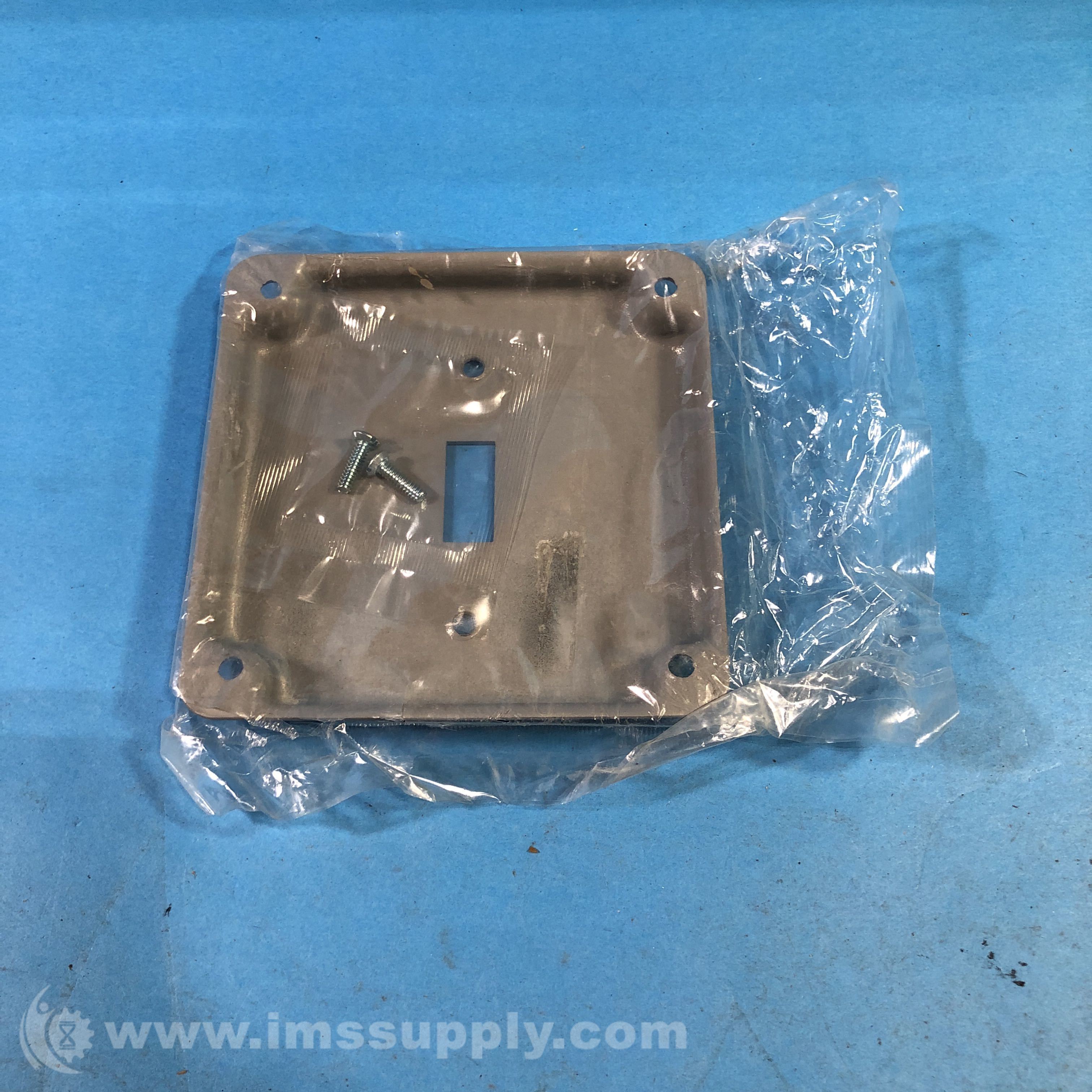 2-Gang With (1) Toggle Centered, Standard Size, Wallplate - IMS Supply