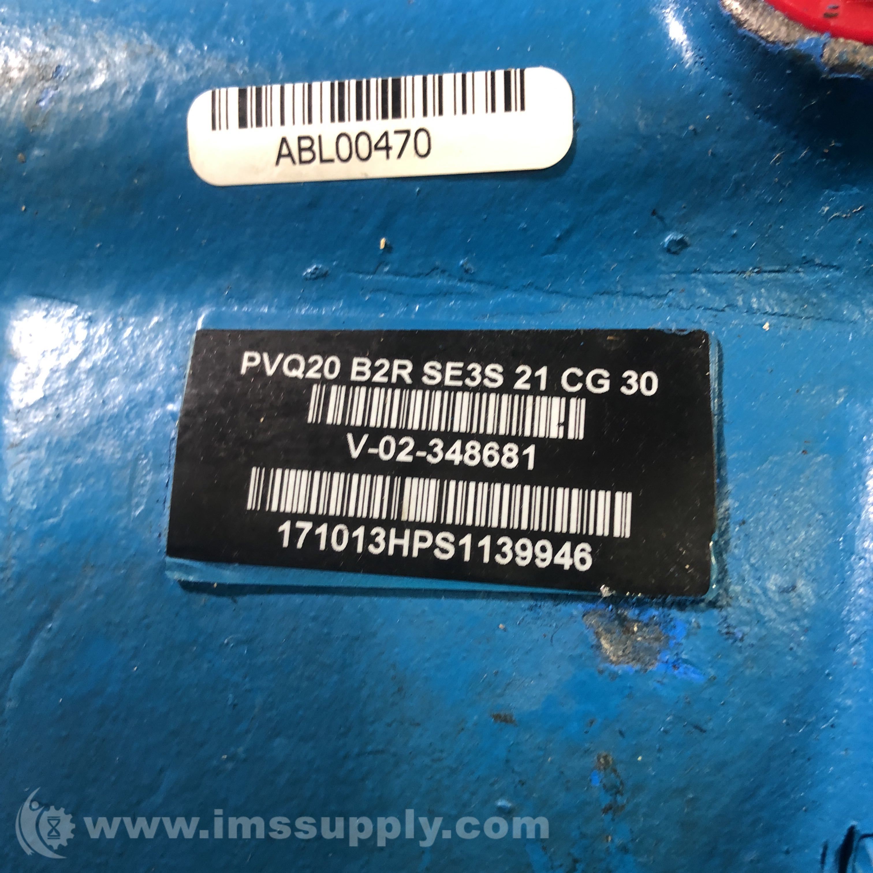 Vickers PVQ20-B2R-SE3S-21-CG-30 Hydraulic Piston Pump - IMS Supply