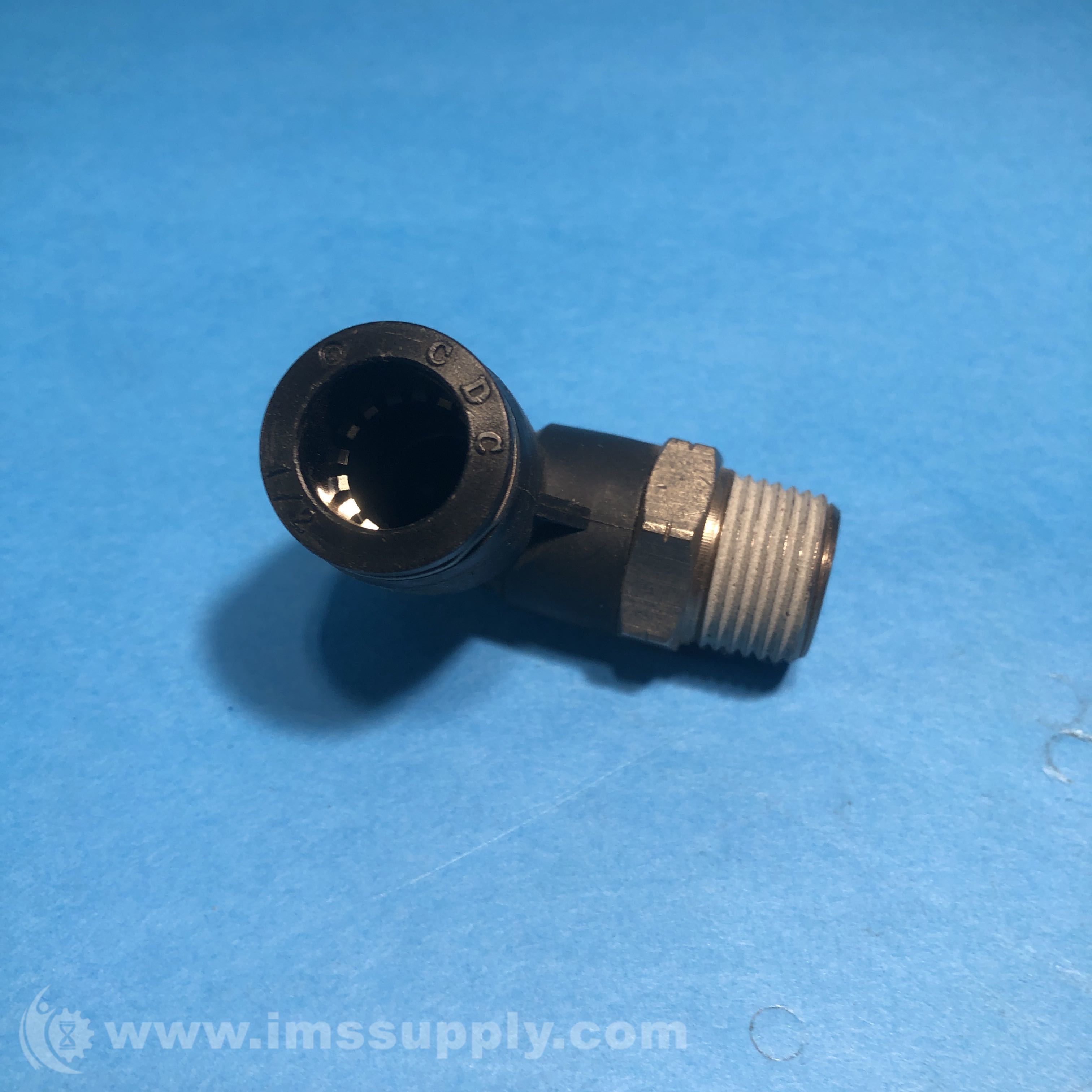 Cdc Pneumatics Right Angle 90 Degree 1/2 Push to Connect Fitting - IMS ...