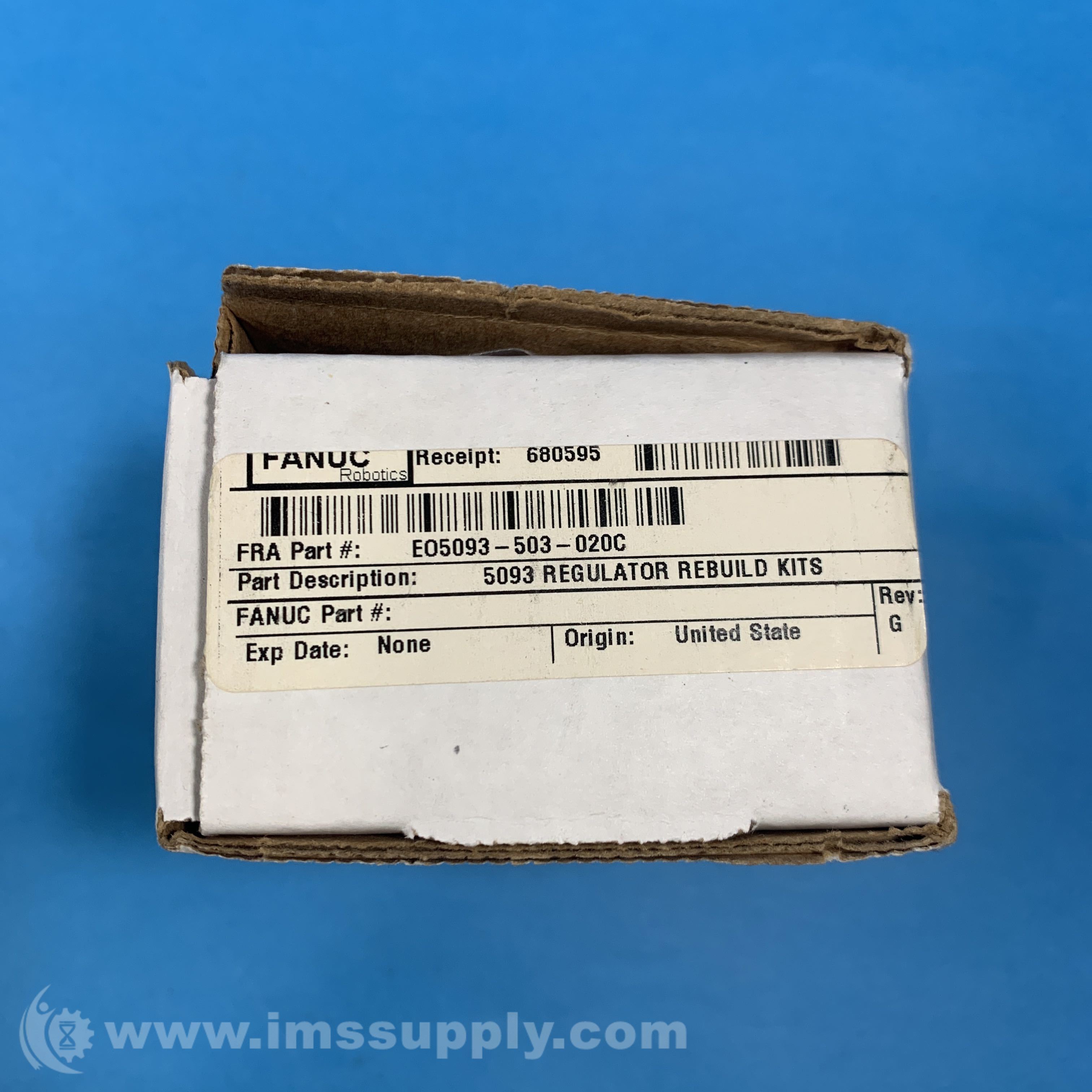 Fanuc EO5093-503-020C 5093 Regulator Rebuild Kit - IMS Supply