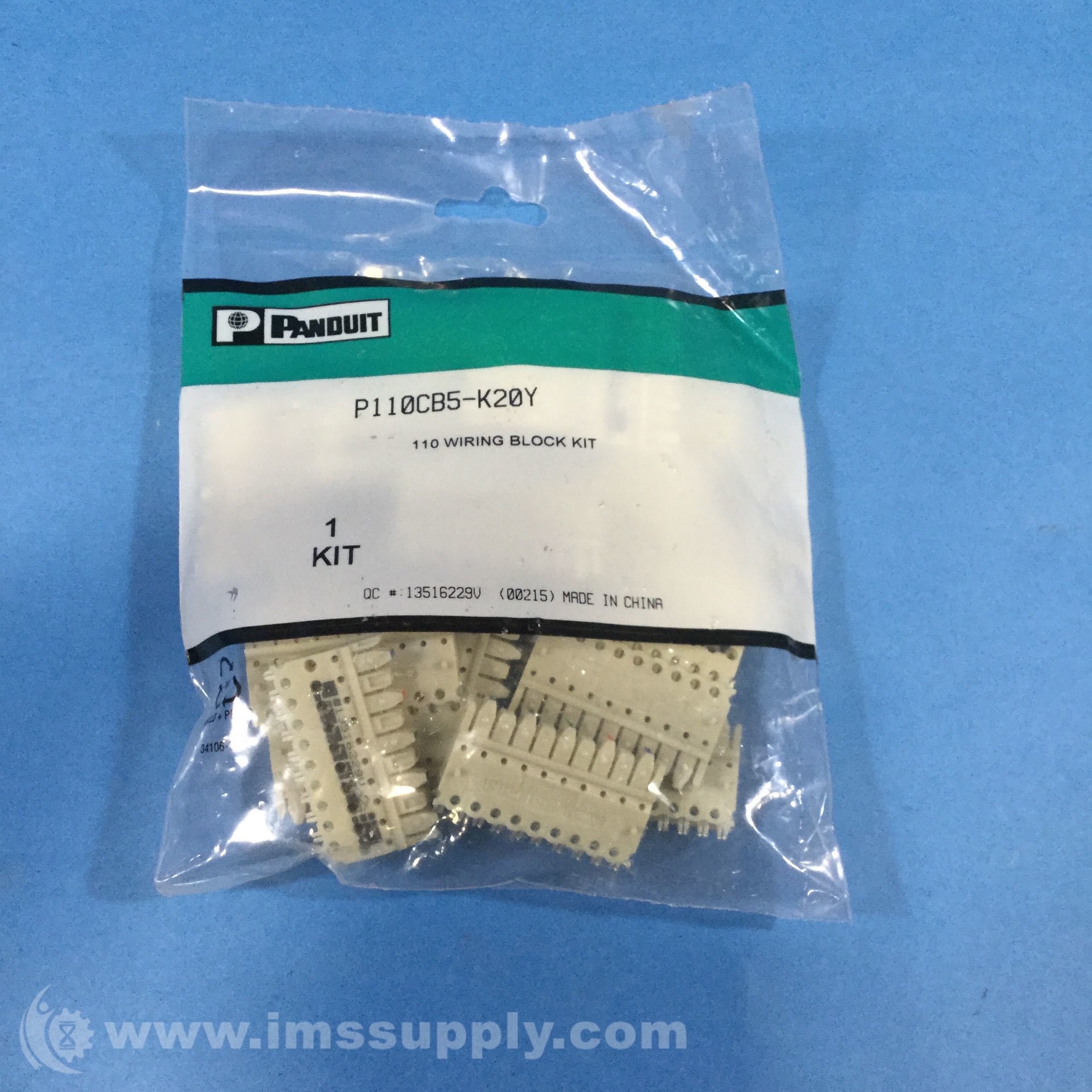 Panduit P110CB5-K20Y 110 Connecting Wiring Block Kit - IMS Supply