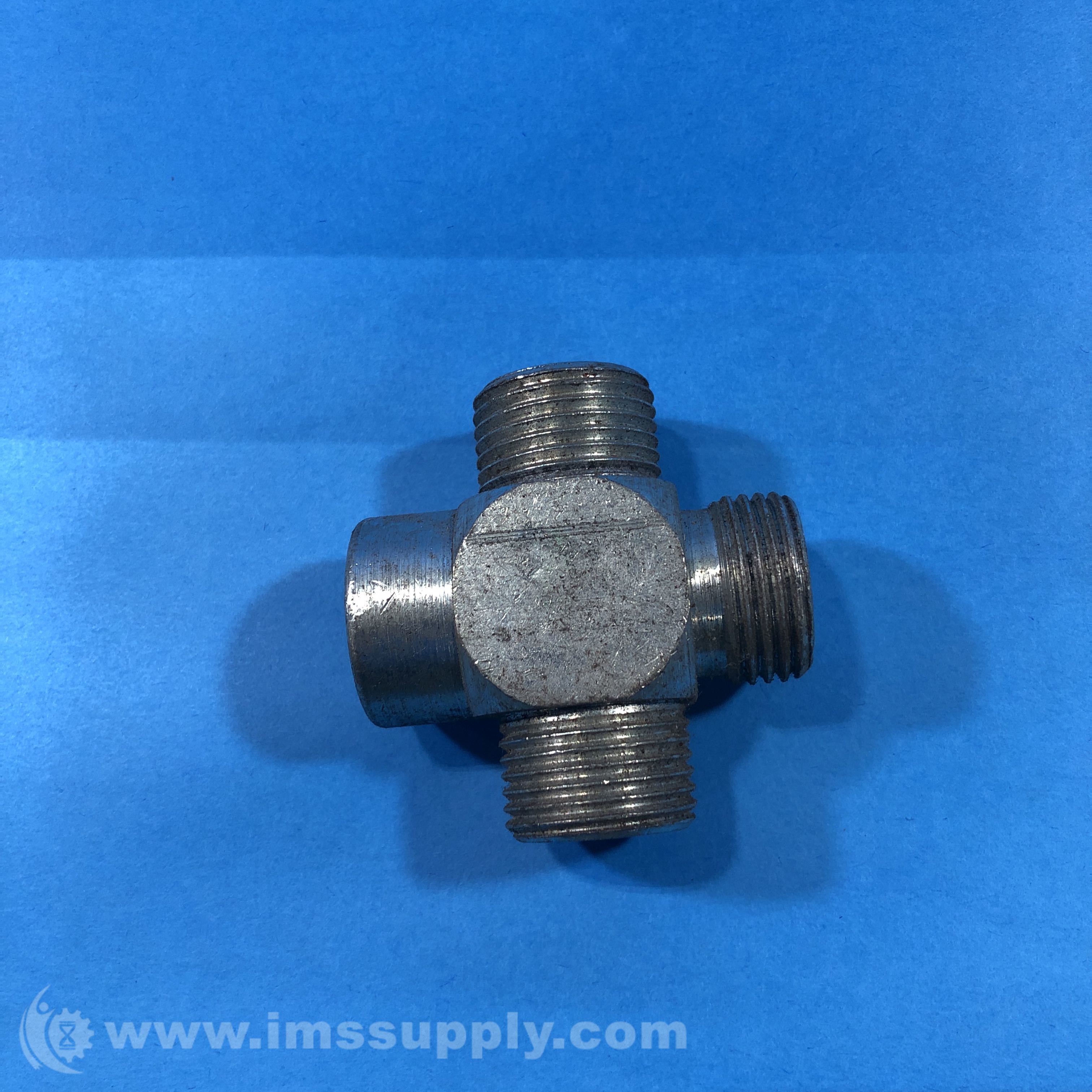 Cross Pipe Fitting Male Female Thread Reducing Four-Way Joint - IMS Supply