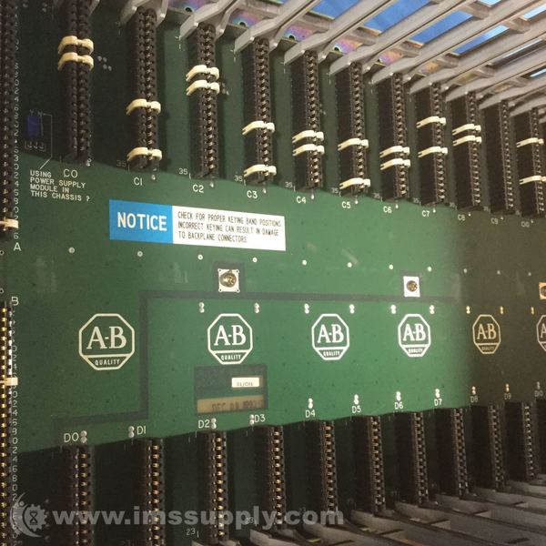 Allen Bradley 1771-A3B1 12 Slot I/O Backplane, 5V, 24 Amp - IMS Supply