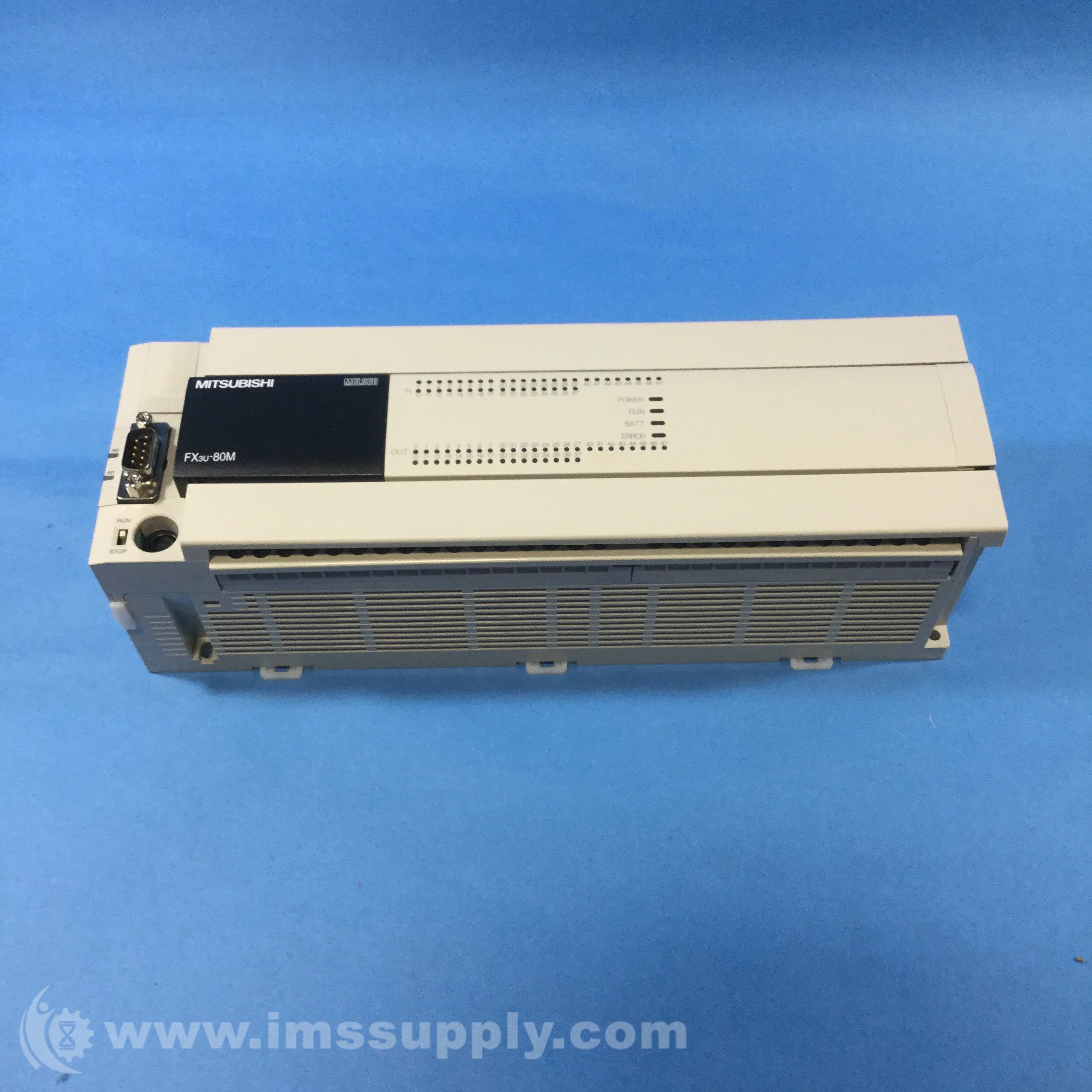 Mitsubishi FX3U-80MR/DS Programmable Controller - IMS Supply