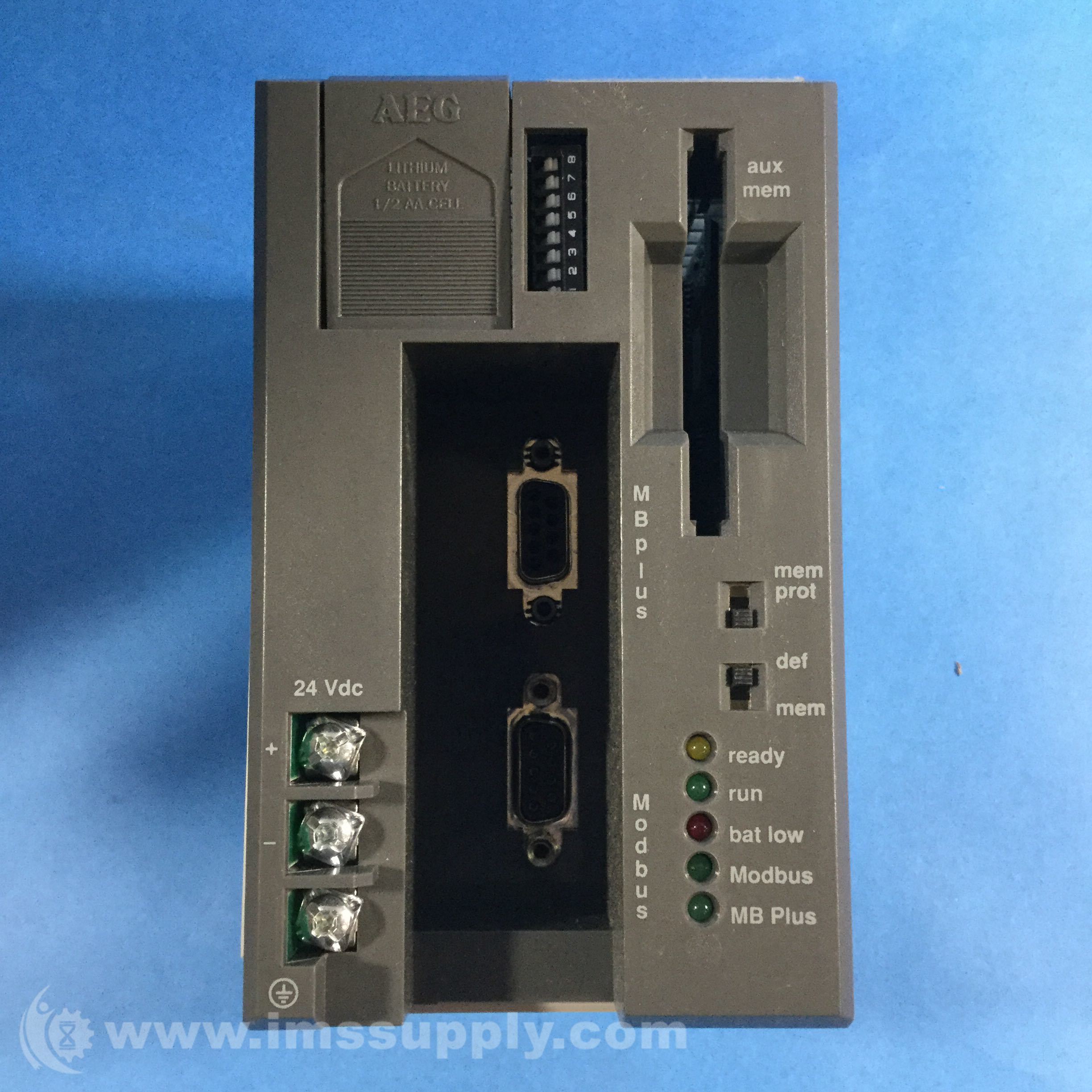 Modicon PC-A984-145 Programmable Control. 8K CPU with MB Plus - IMS Supply