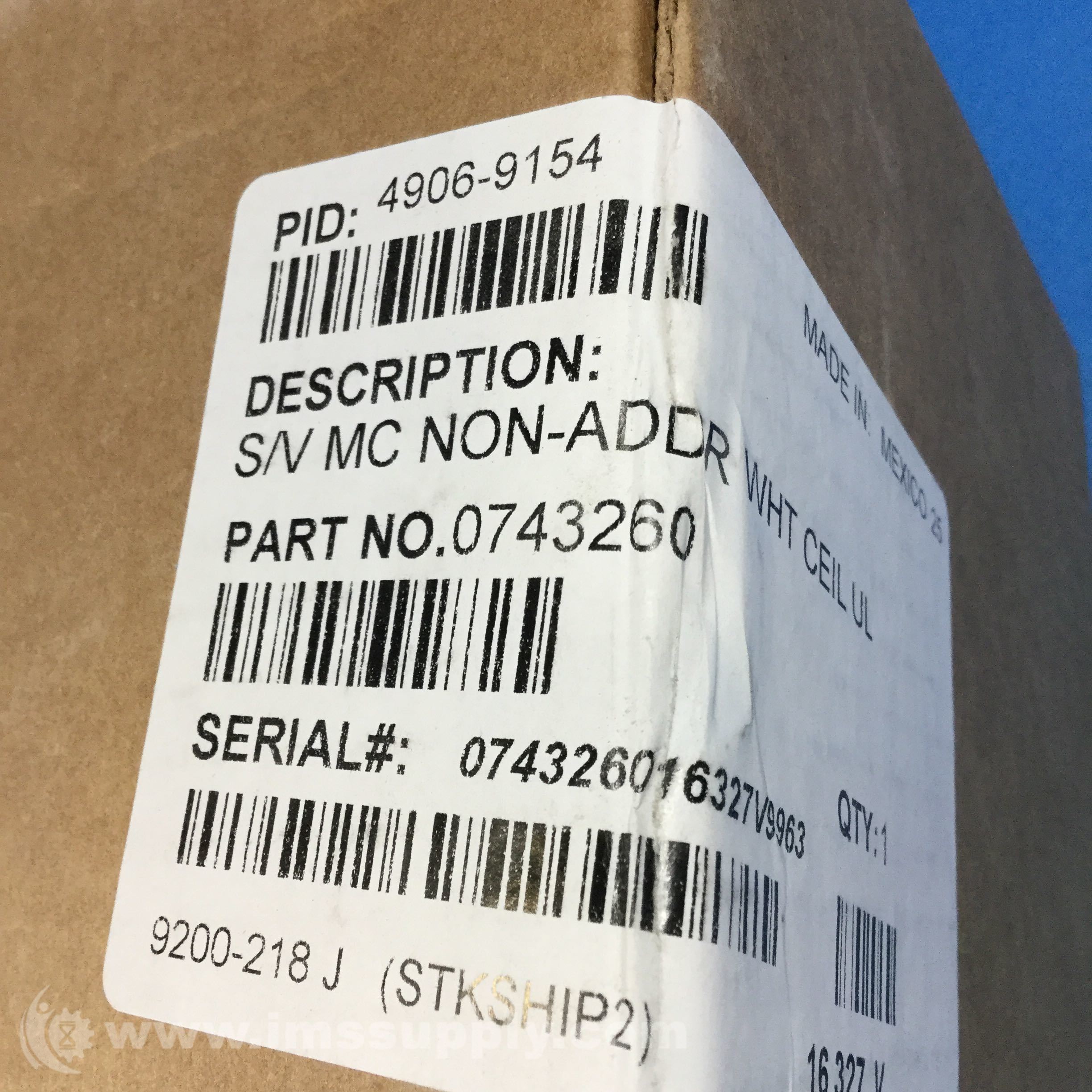 Simplex 4906-9154 Ceiling Speaker Strobe - IMS Supply