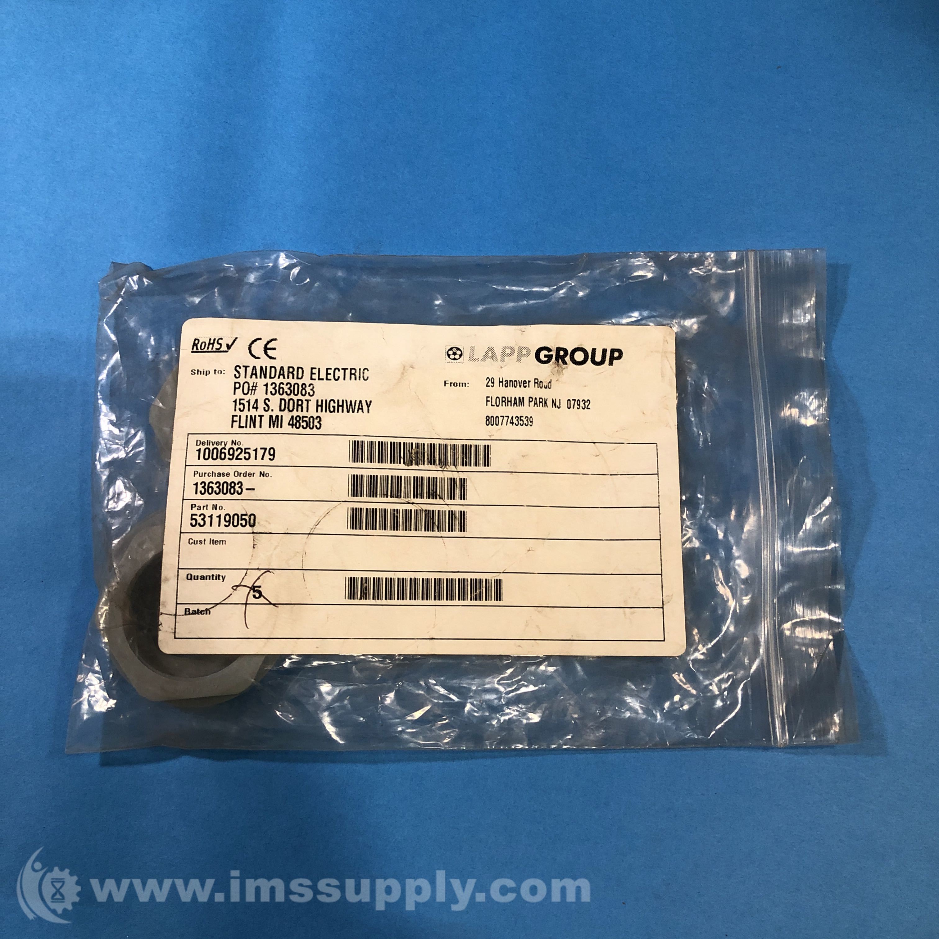 Lapp Kabel 53119050 M40 Polyamide Cable Nut Bag of 3 - IMS Supply