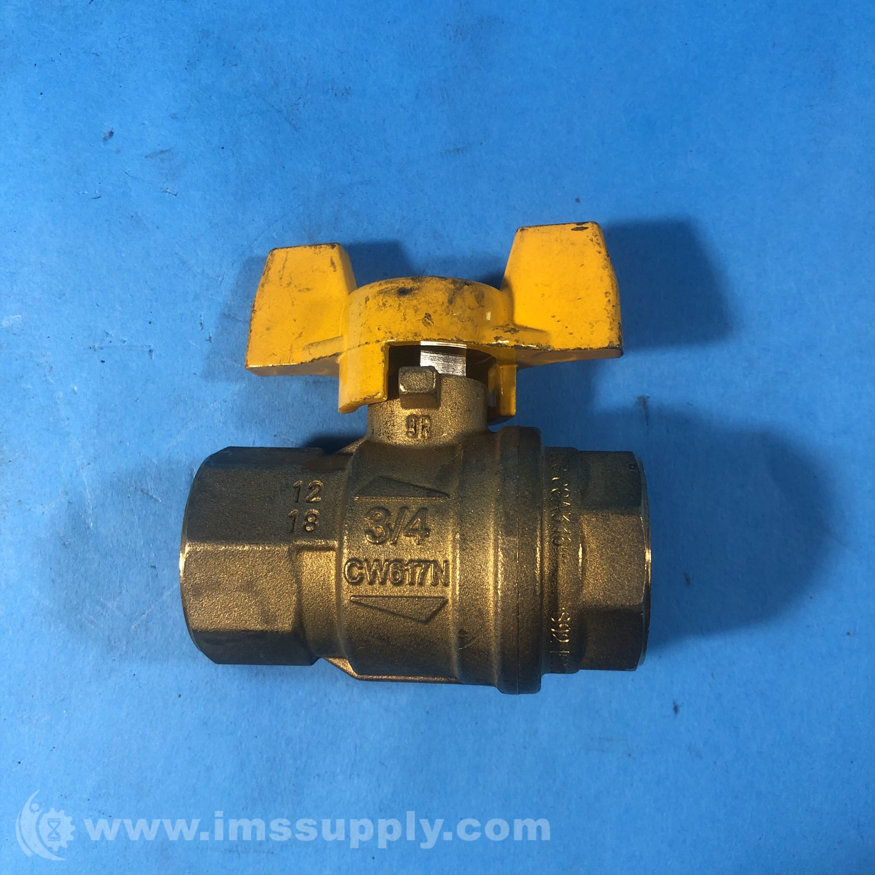Dixon Automatic Tool CW617N Brass Ball Valve, Size 3/4 Inch - IMS Supply