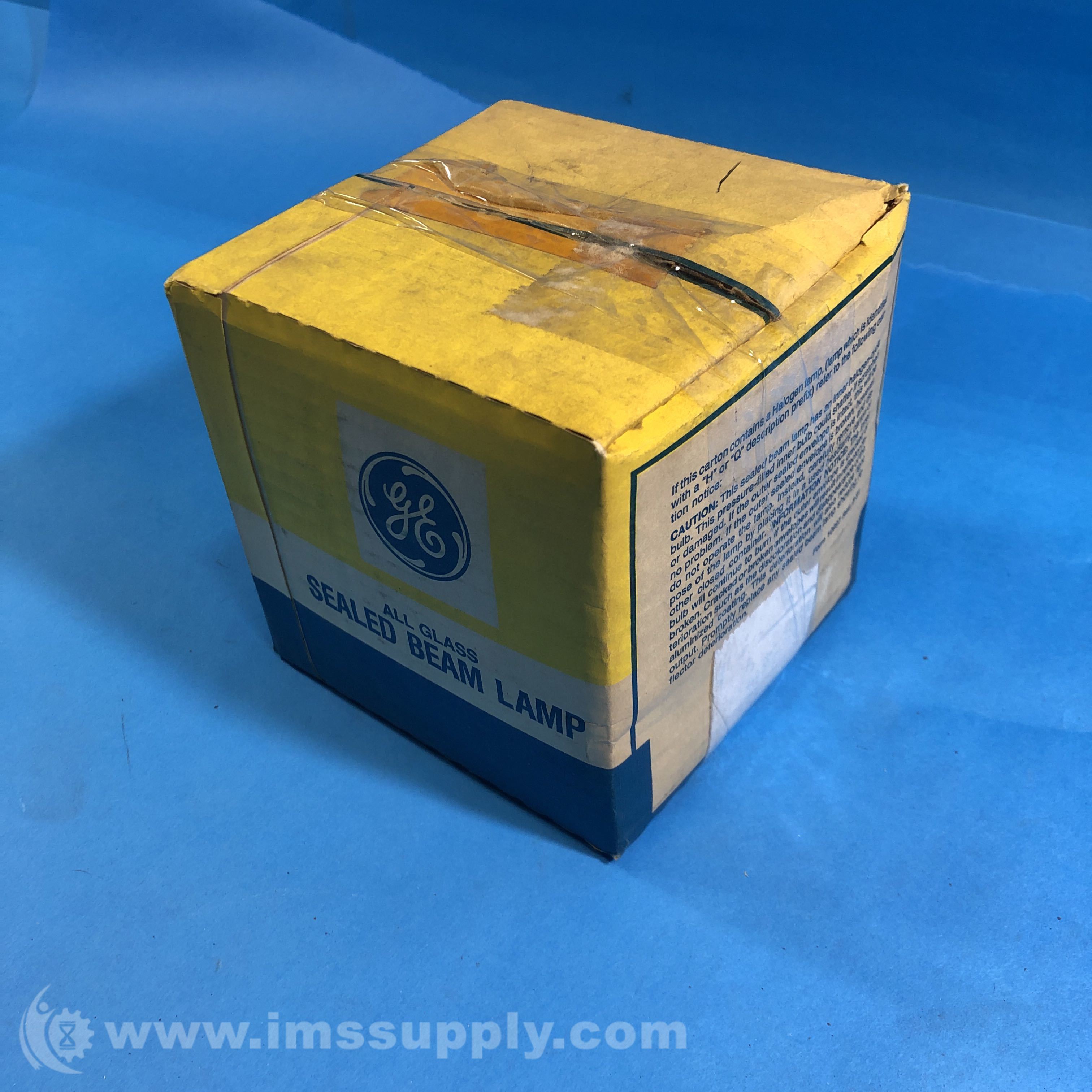 General Electric 4636-3 All Glass Sealed Beam Lamp, 14V, 80W - IMS Supply