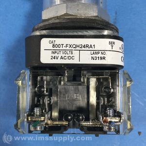 Allen Bradley 800ES-LMP24 Red Illuminated Push Button - IMS Supply