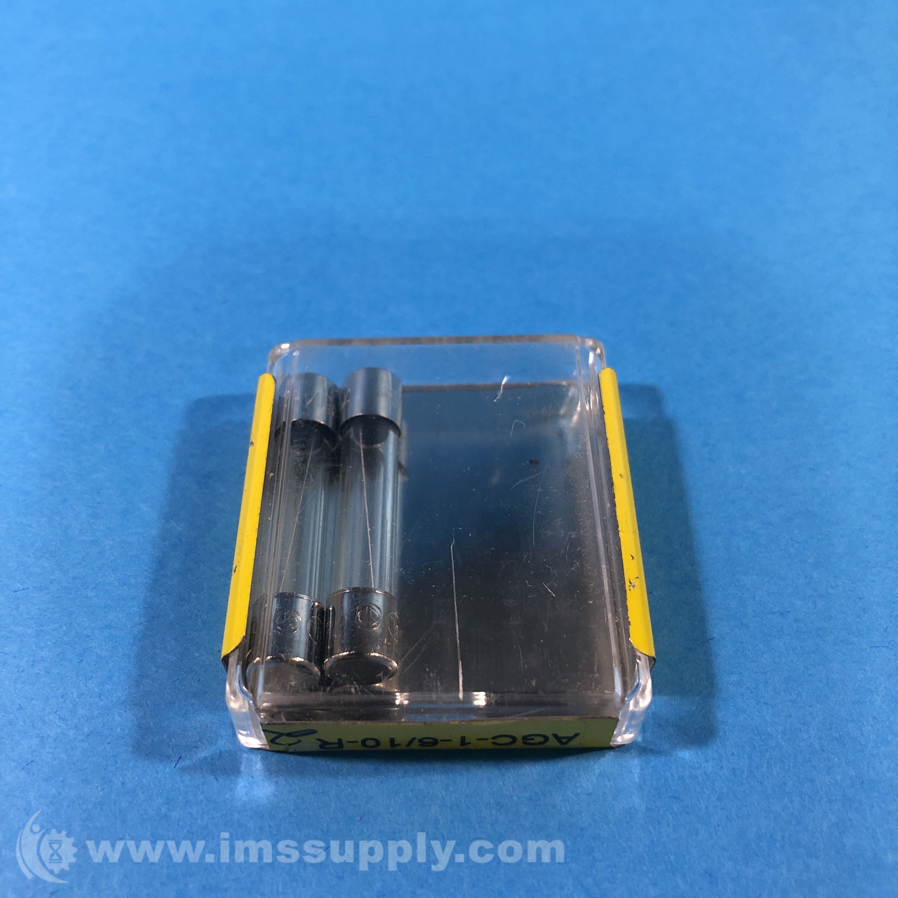 Bussmann AGC-1-6/10-R Pack of 5 AGC Series Fuse, Fast Acting - IMS Supply