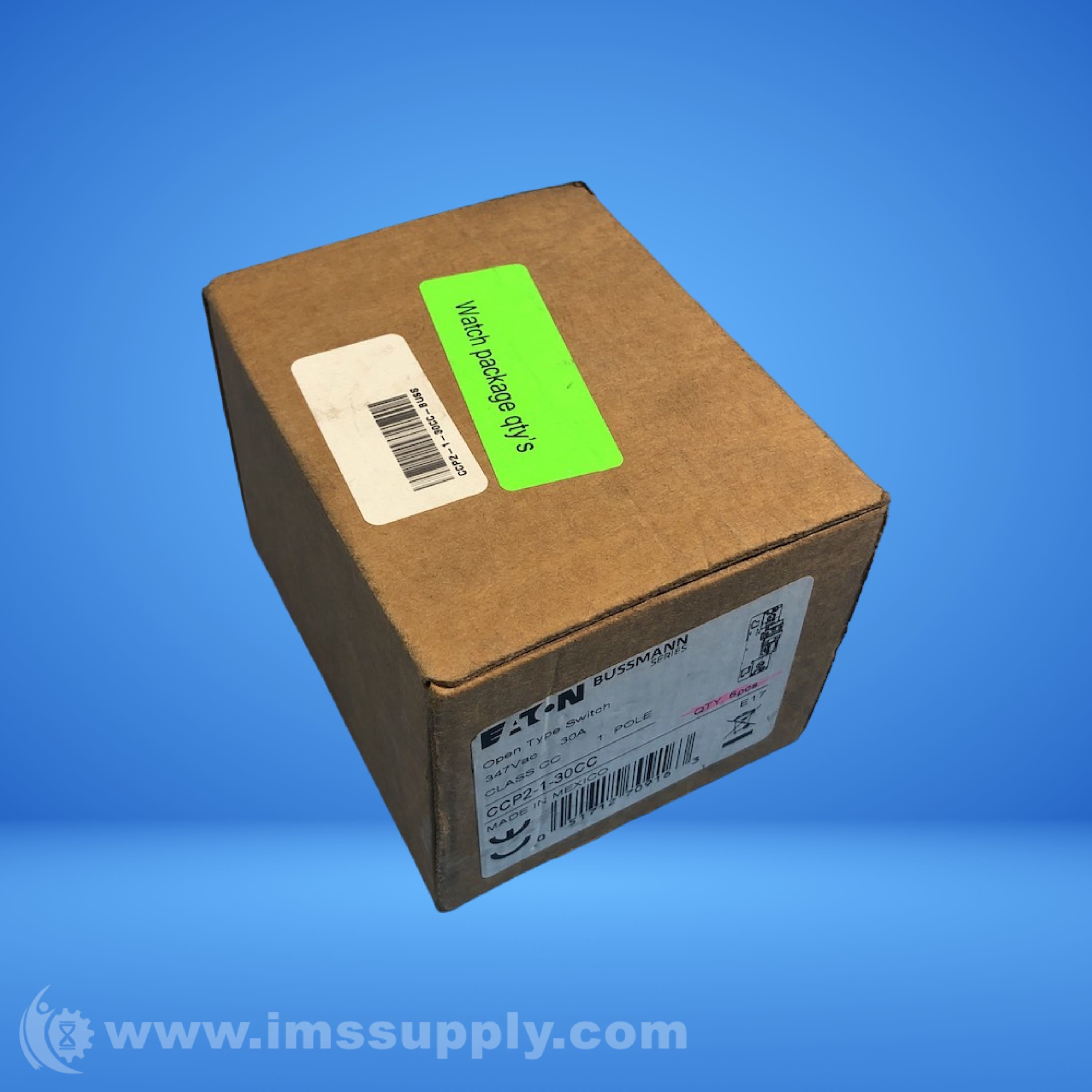 Eaton CCP2-1-30CC Box of 6 - IMS Supply