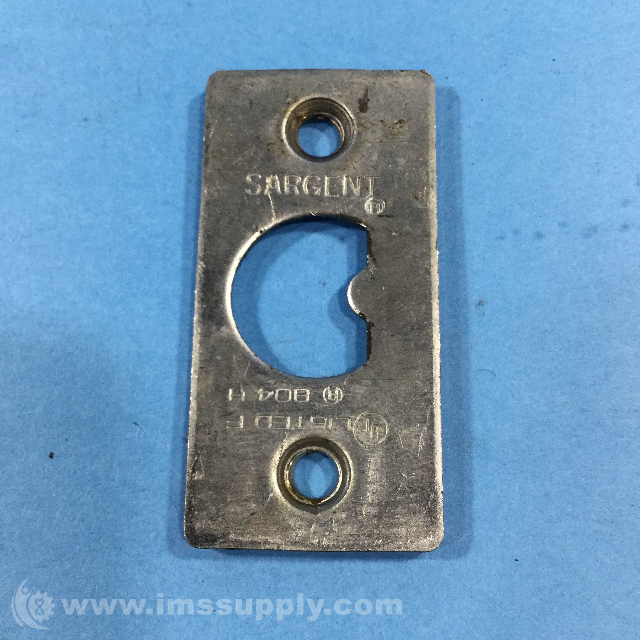 Sargent 804H Strike Plate, Steel - IMS Supply
